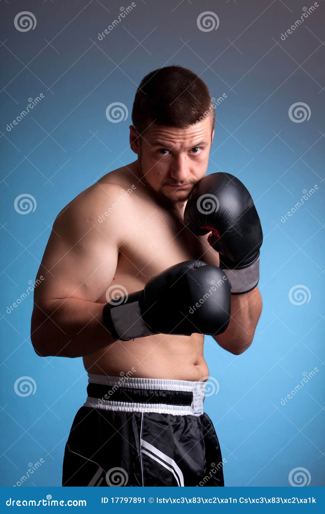 Kick-boxer stock image. Image of duke, combative, knuckles - 17797891
