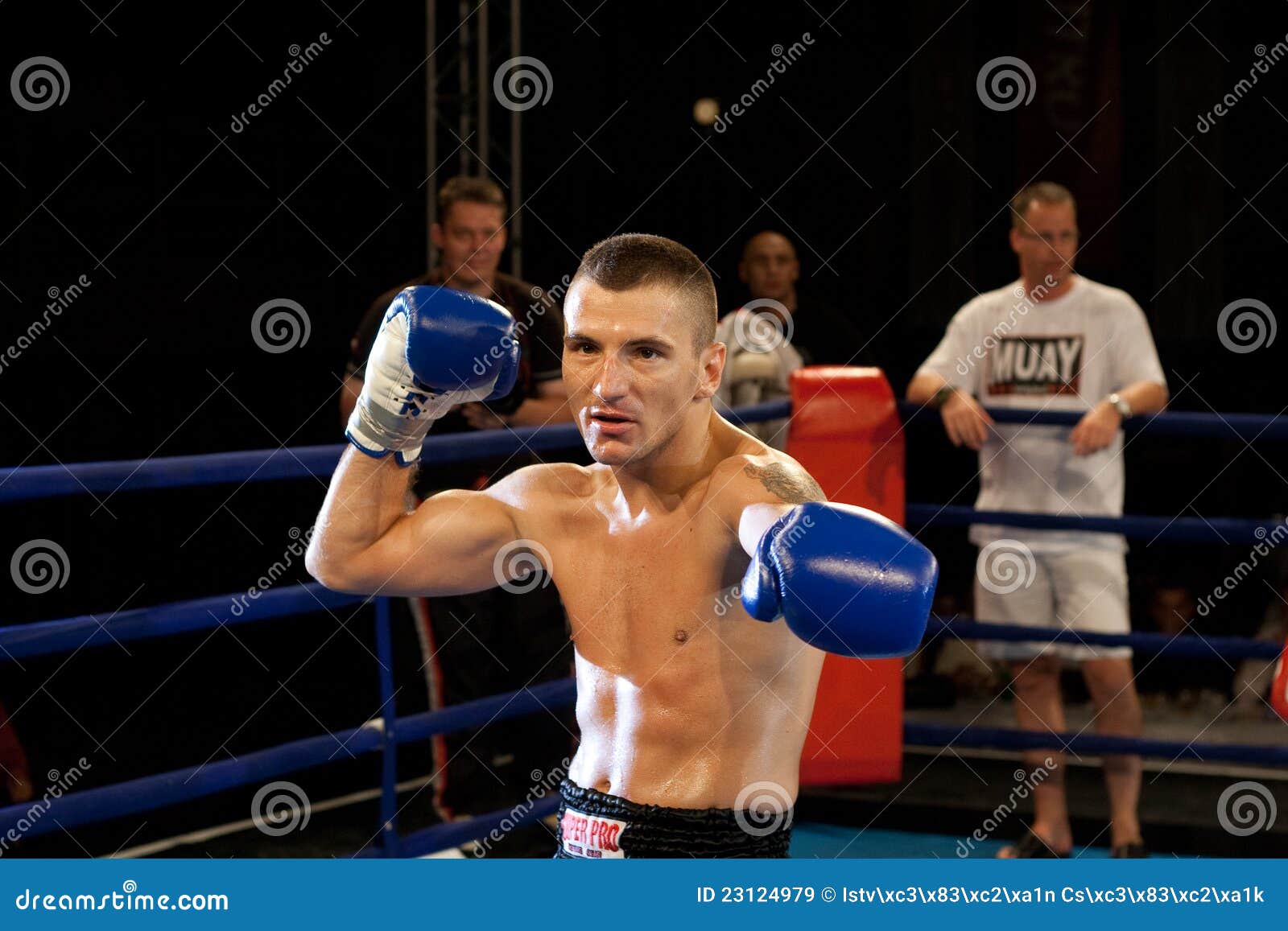 Kick-boxer editorial stock image. Image of conflict, leisure - 23124979