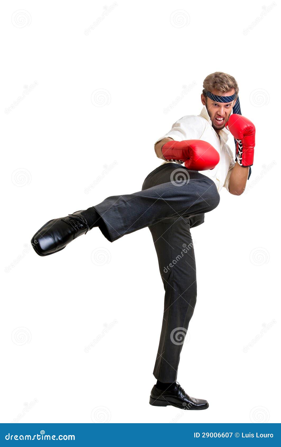 Kick Boxer stock image. Image of competition, executive - 29006607