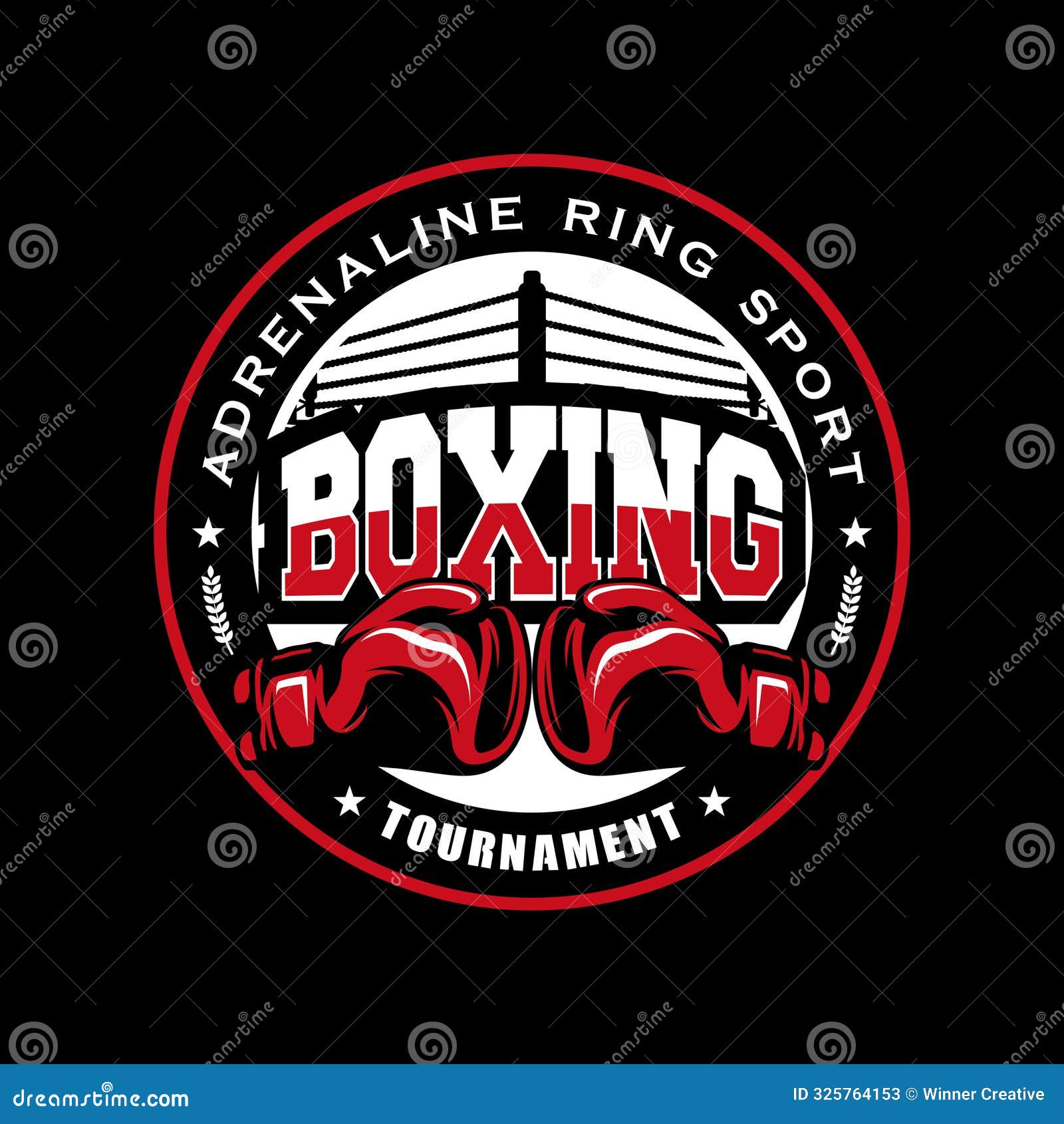 Kick Boxing and Boxing Logo Vector Stock Illustration - Illustration of ...