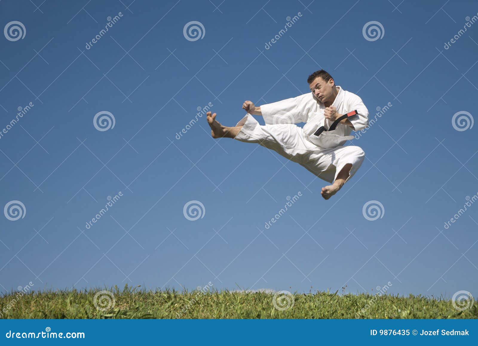 Kick of karate - training stock image. Image of kung, power - 9876435