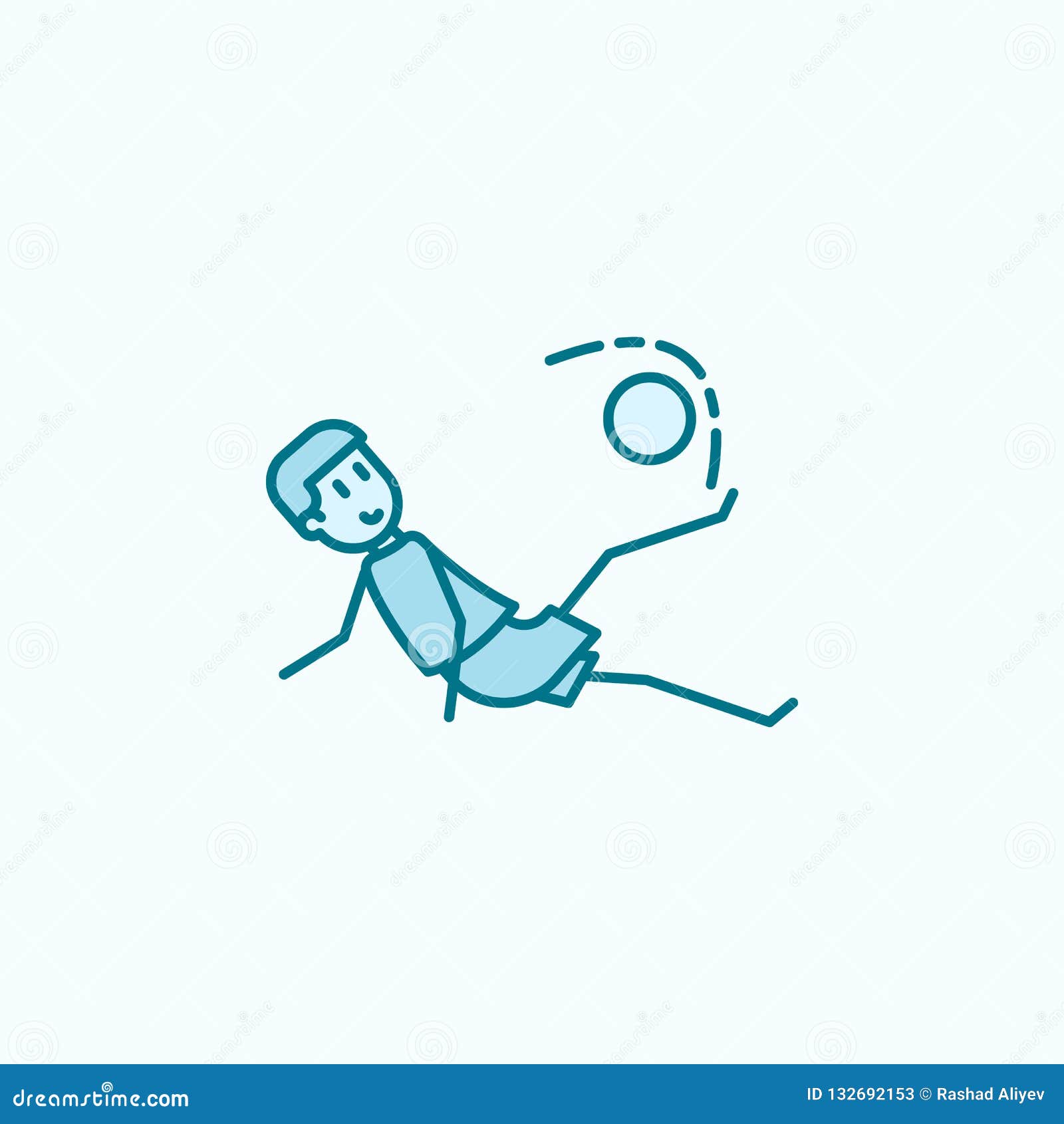 Kick Kicker Icon. Element Of Soccer Player Icon For Mobile Concept And ...