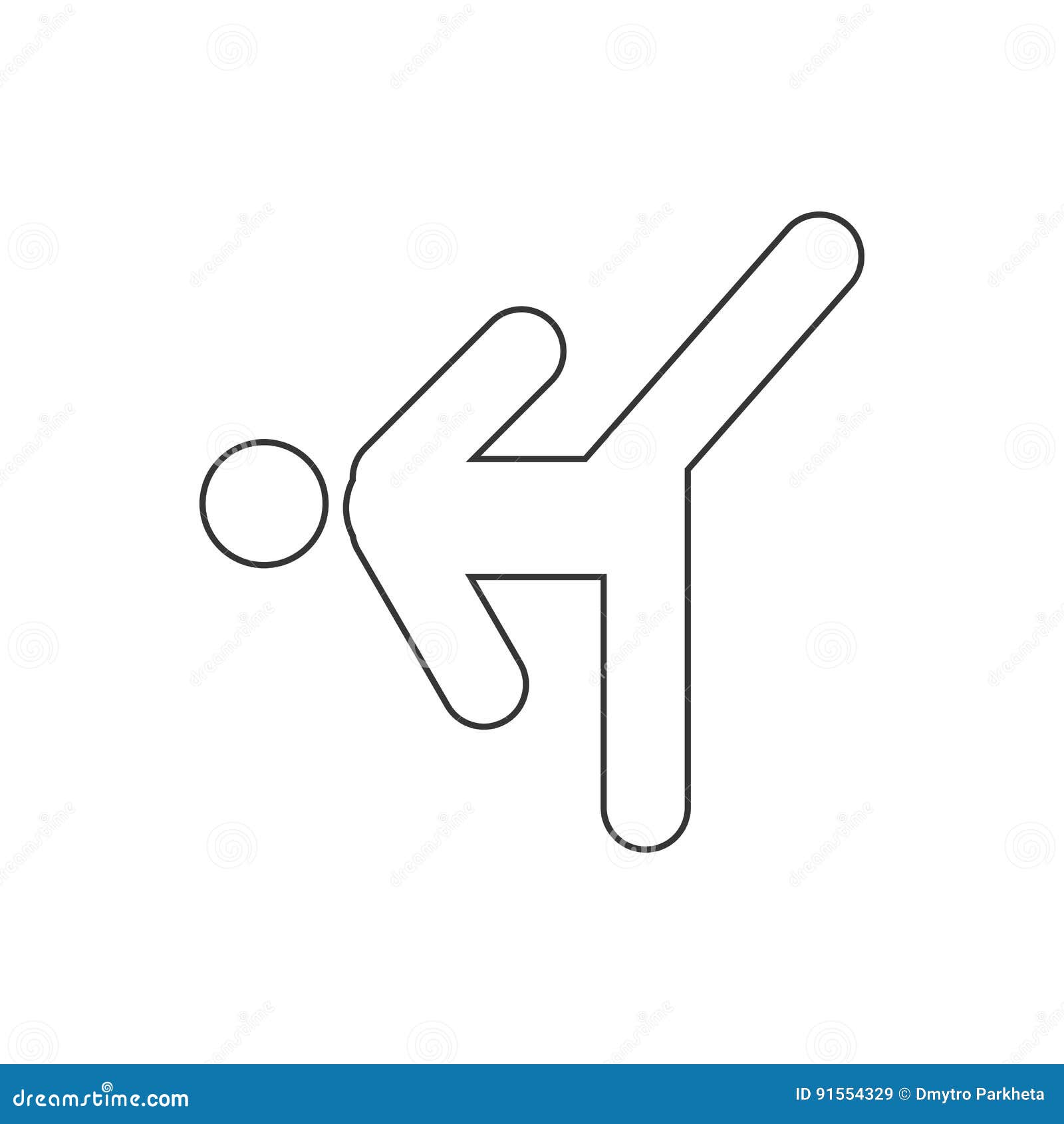 Kickboxing Icon. Trendy Kickboxing Logo Concept On White Background ...