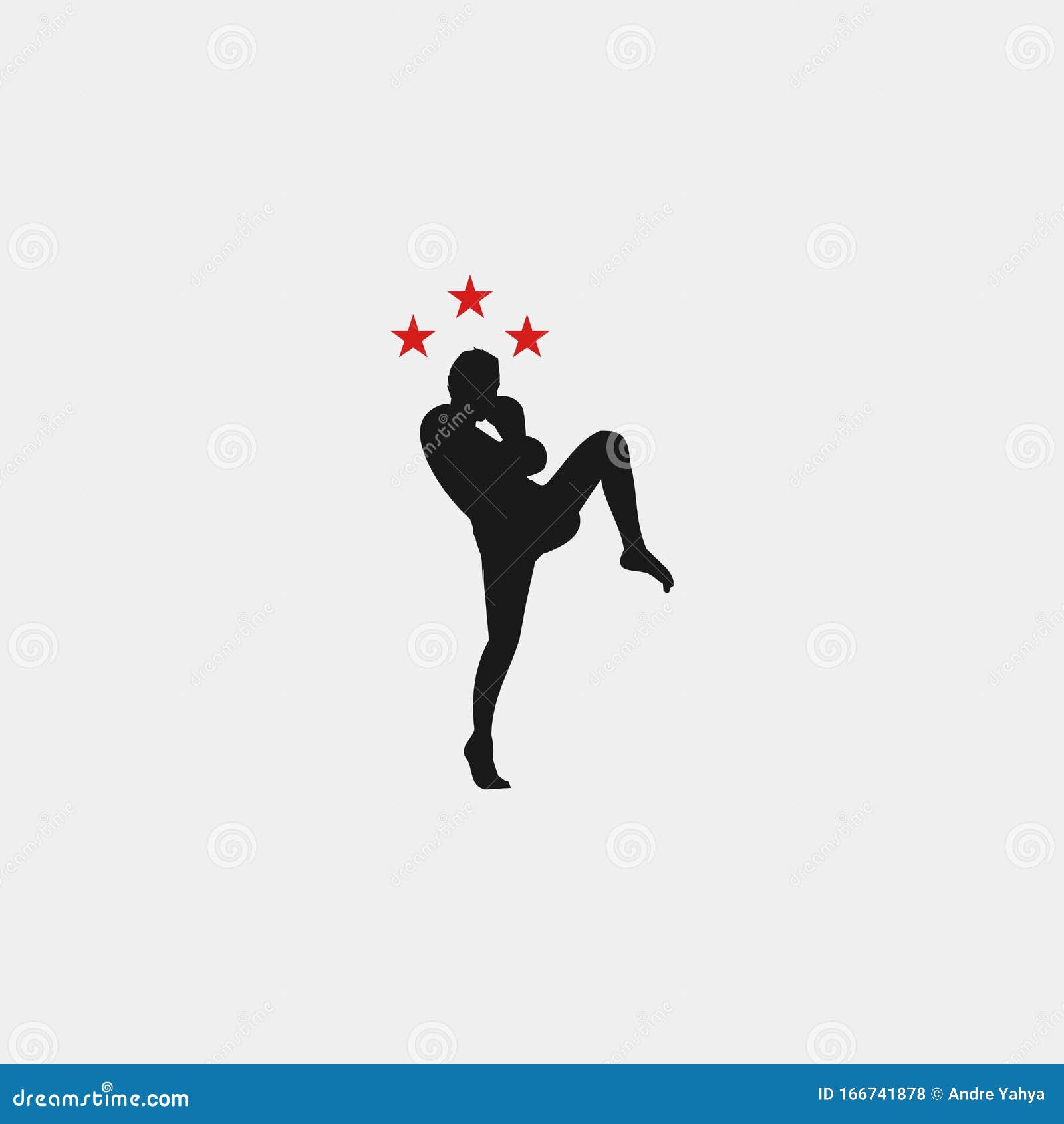 Kickboxing logo template stock illustration. Illustration of fist ...