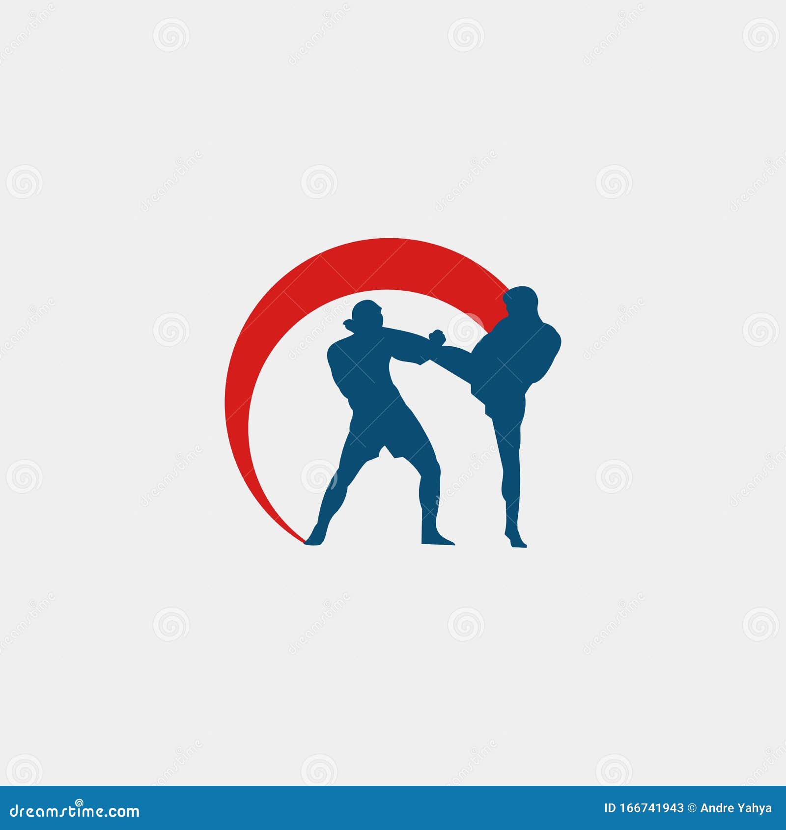 Kickboxing logo template stock illustration. Illustration of badge ...