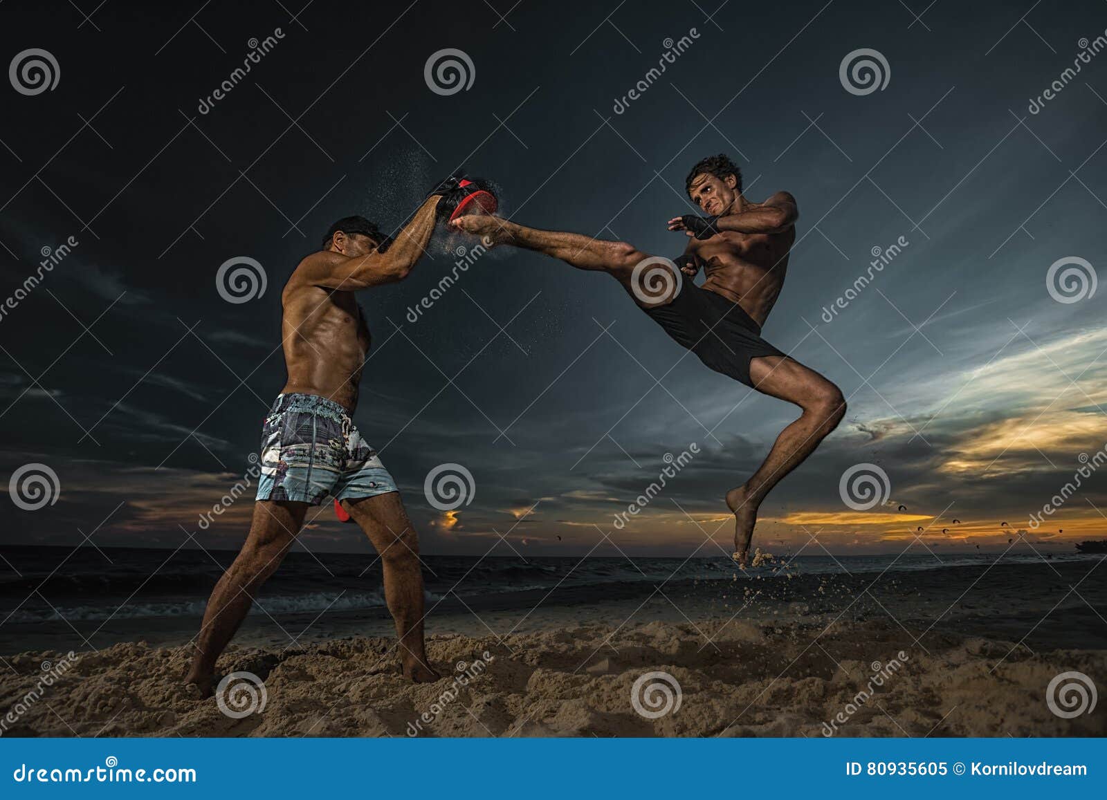 Kickboxing stock image. Image of fight, gloves, kickboxing - 80935605