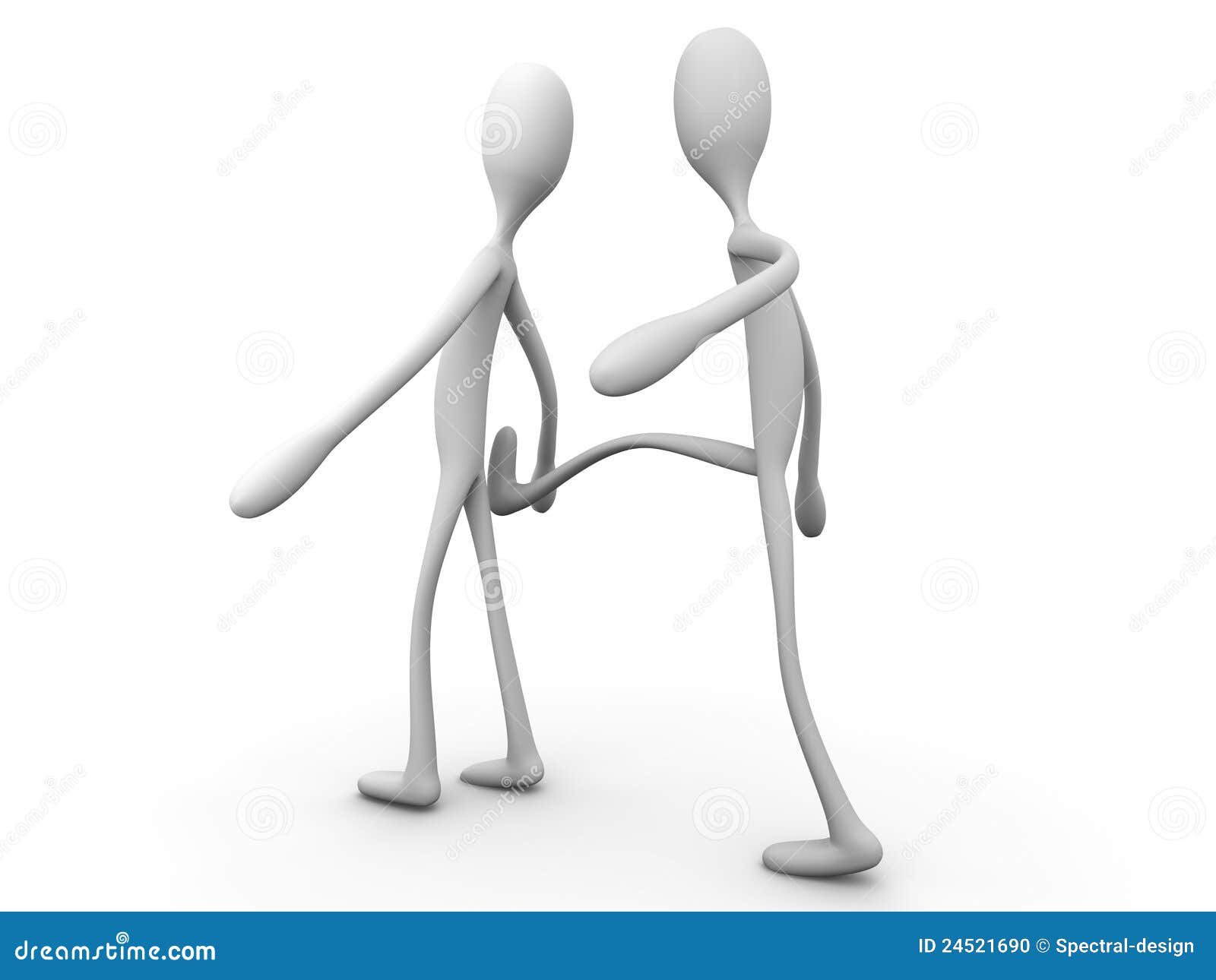 He kicked him stock illustration. Illustration of punish - 24521690