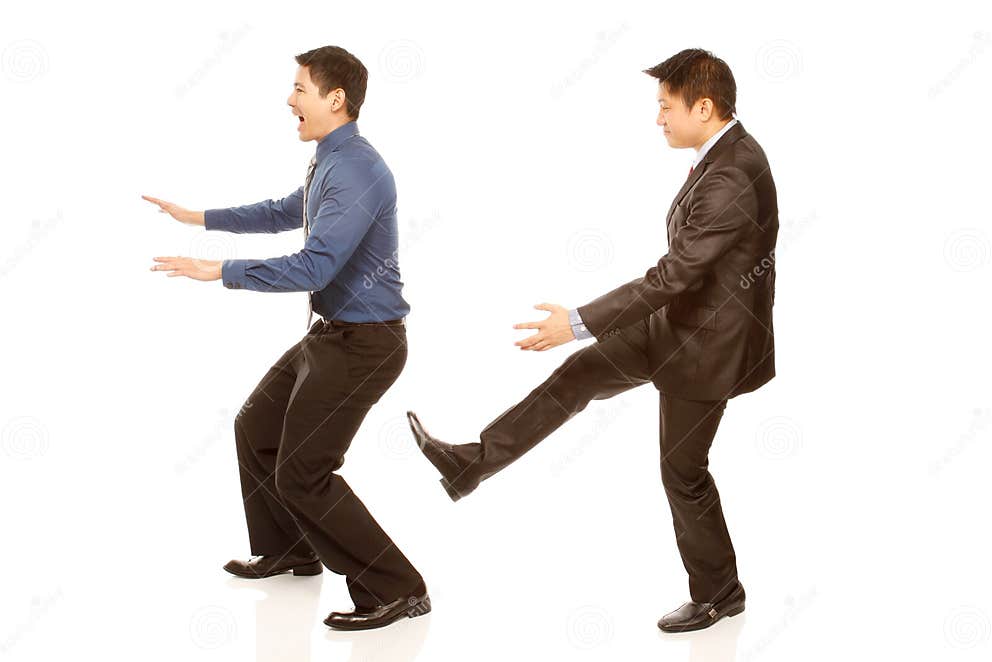 Kicked Out stock photo. Image of fighting, violent, shot - 25451308