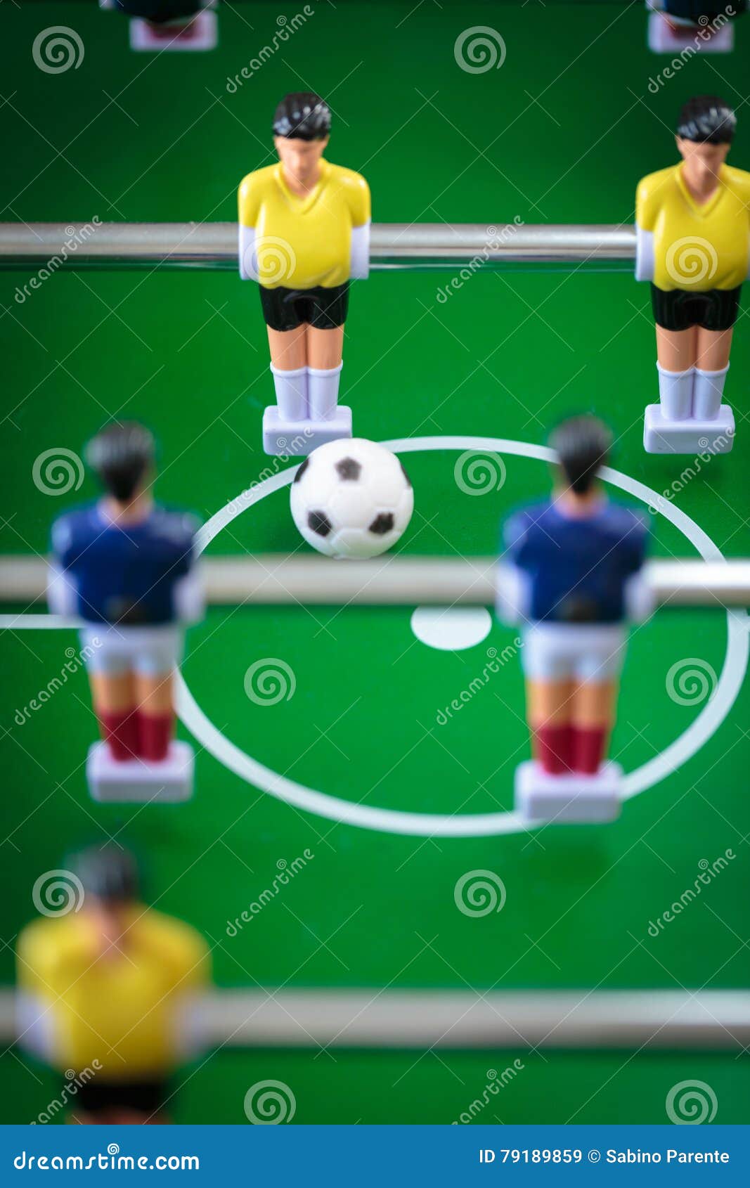 Kicker football game stock image. Image of match, miniature - 79189859