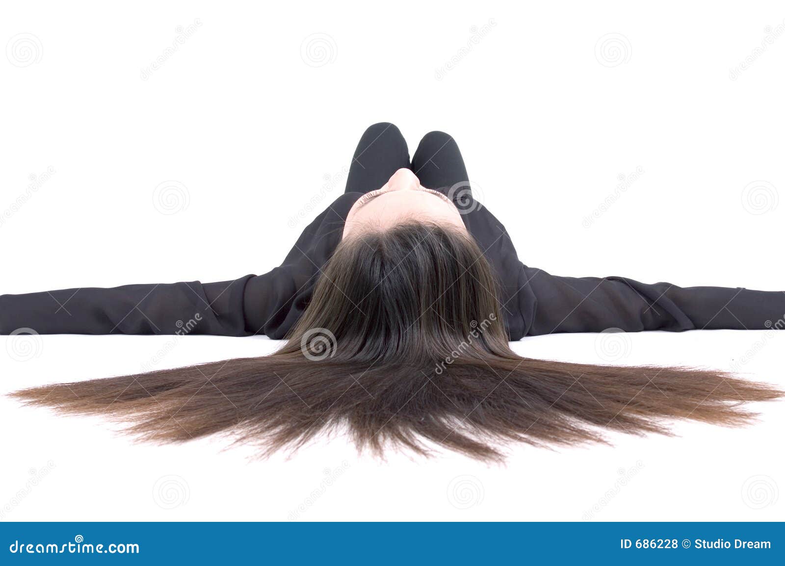 Kicking back stock photo. Image of gothic, woman, poetic - 686228