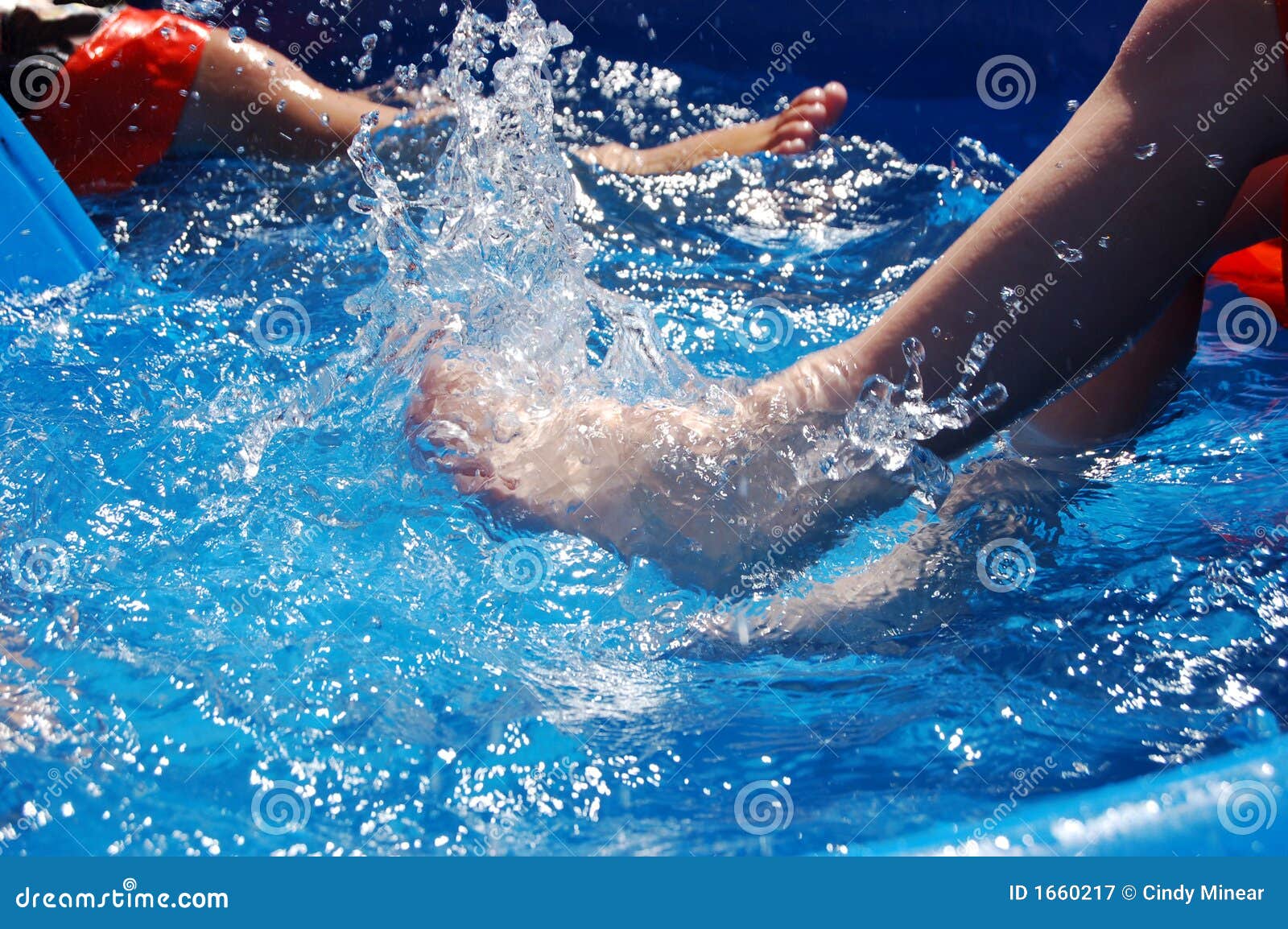 Kicking in Pool stock image. Image of play, outdoors, splash - 1660217