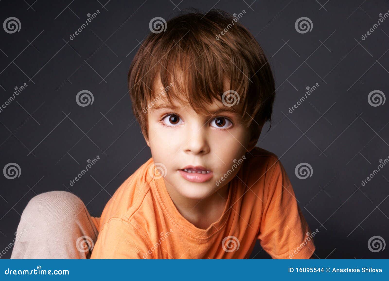Kid stock photo. Image of emotions, admired, baby, expression - 16095544