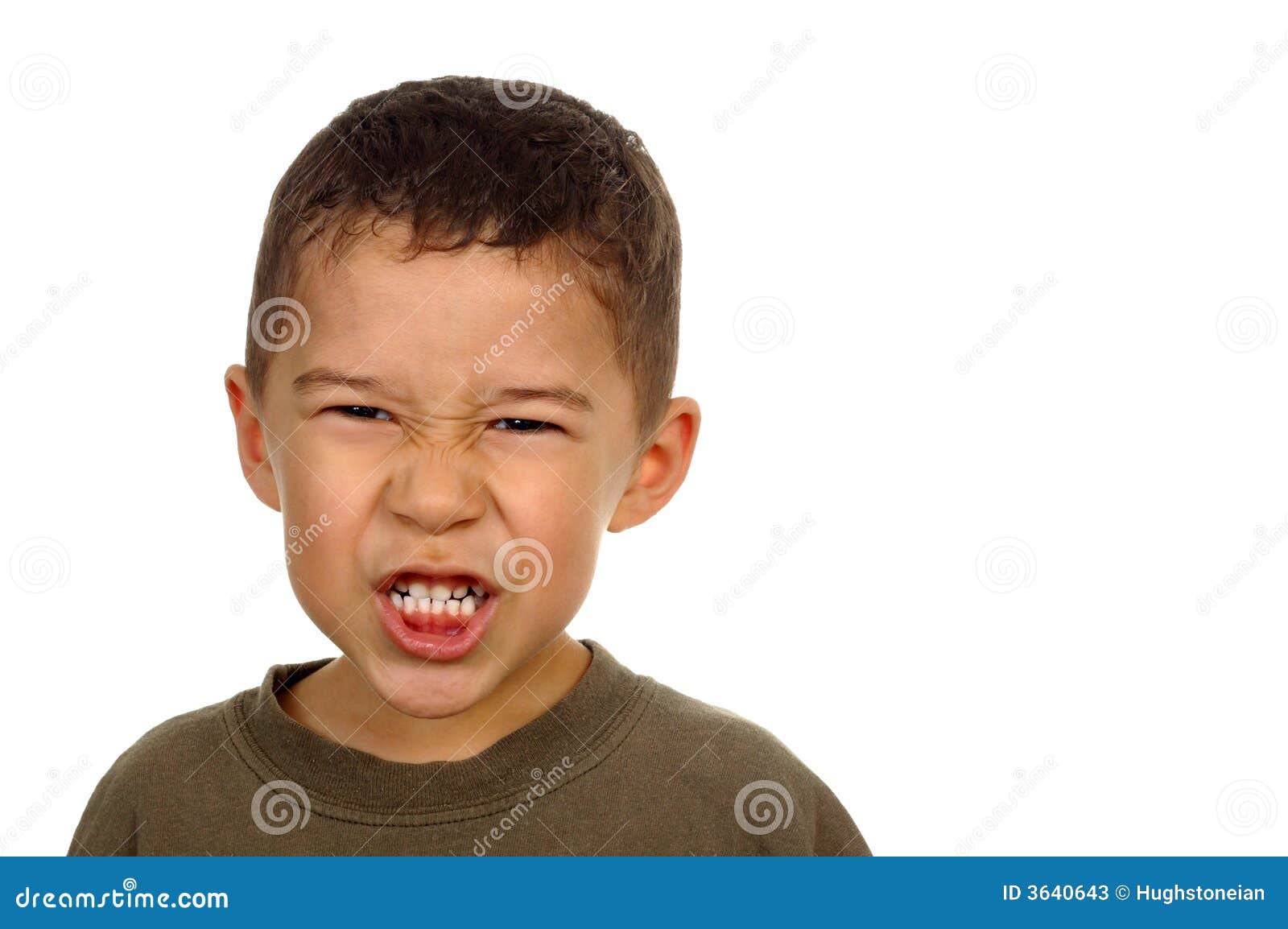 Kid with Angry Face, Five Years Stock Image - Image of expression, face ...