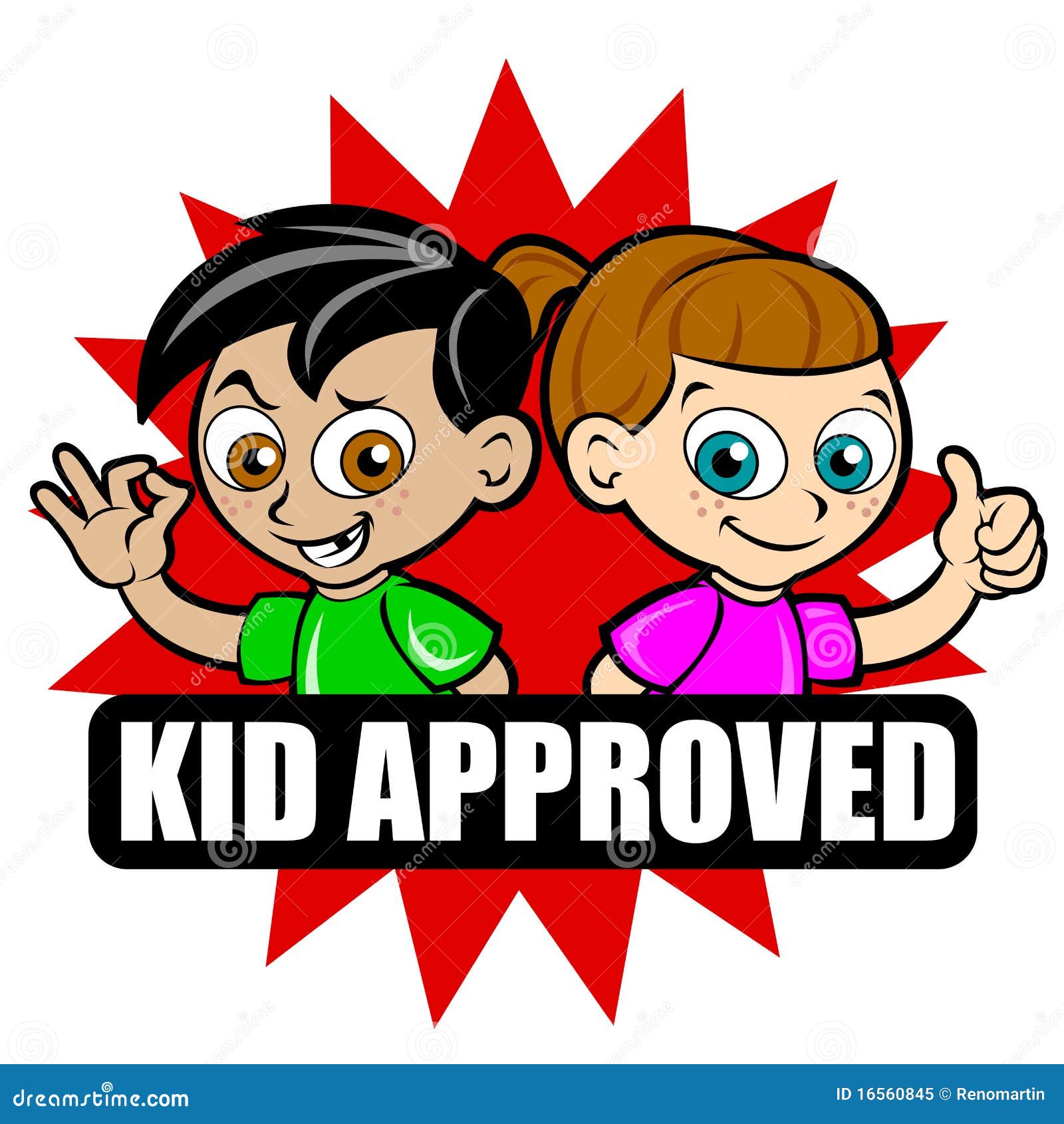 Kid Approved Icon Mix Royalty Free Stock Photo - Image: 16560845