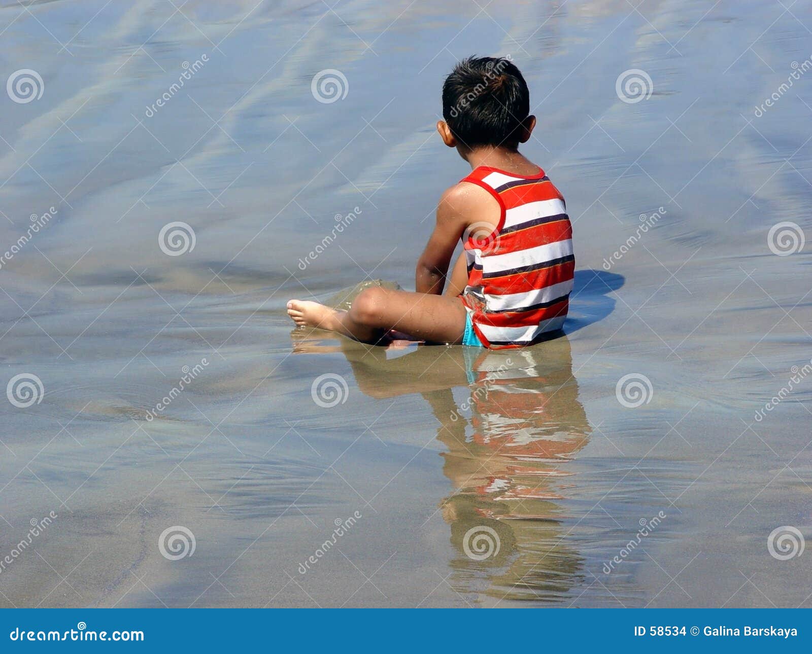 Kid on the beach stock photo. Image of outdoor, relax, beach - 58534