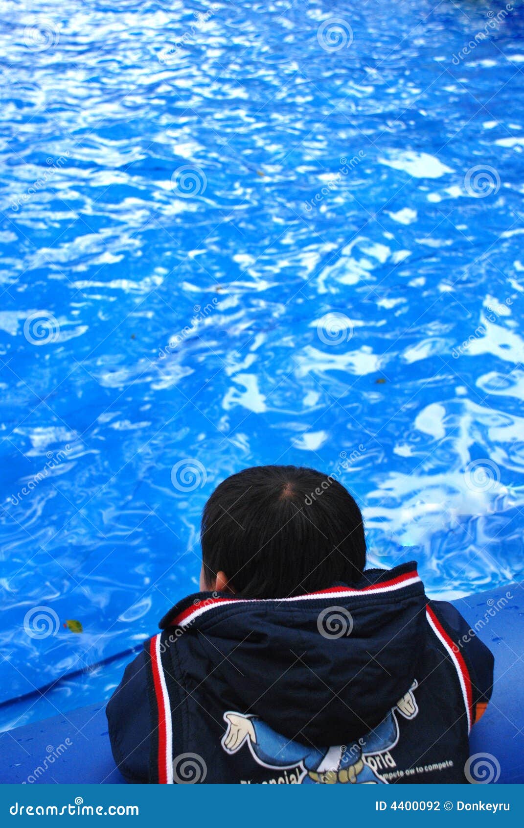 A kid and blue water stock photo. Image of child, water - 4400092