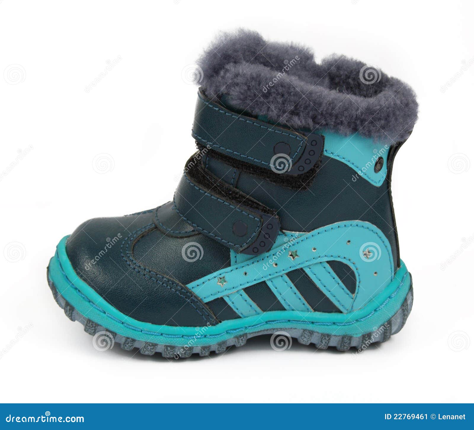 Kid boot stock image. Image of little, shiny, closeup - 22769461