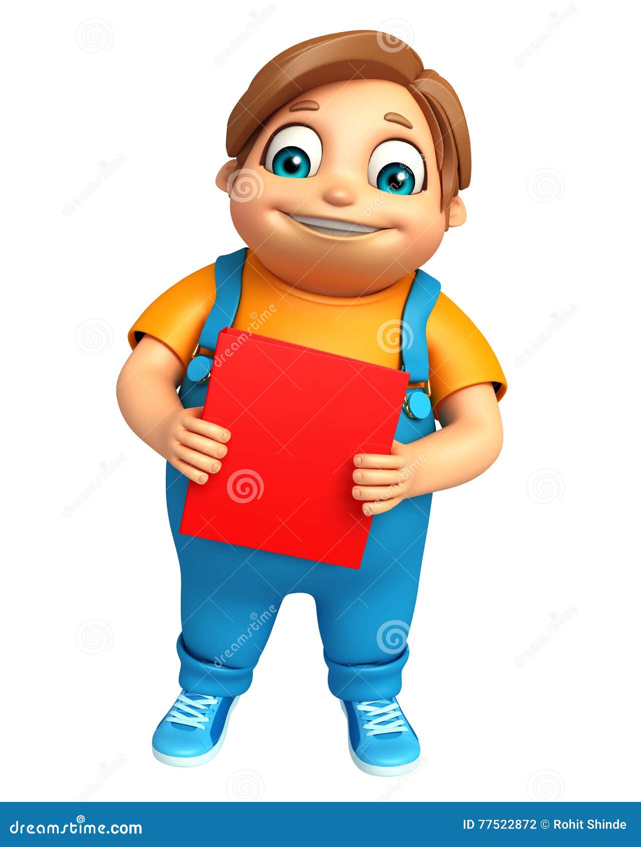 Kid boy with Book stock illustration. Illustration of book - 77522872
