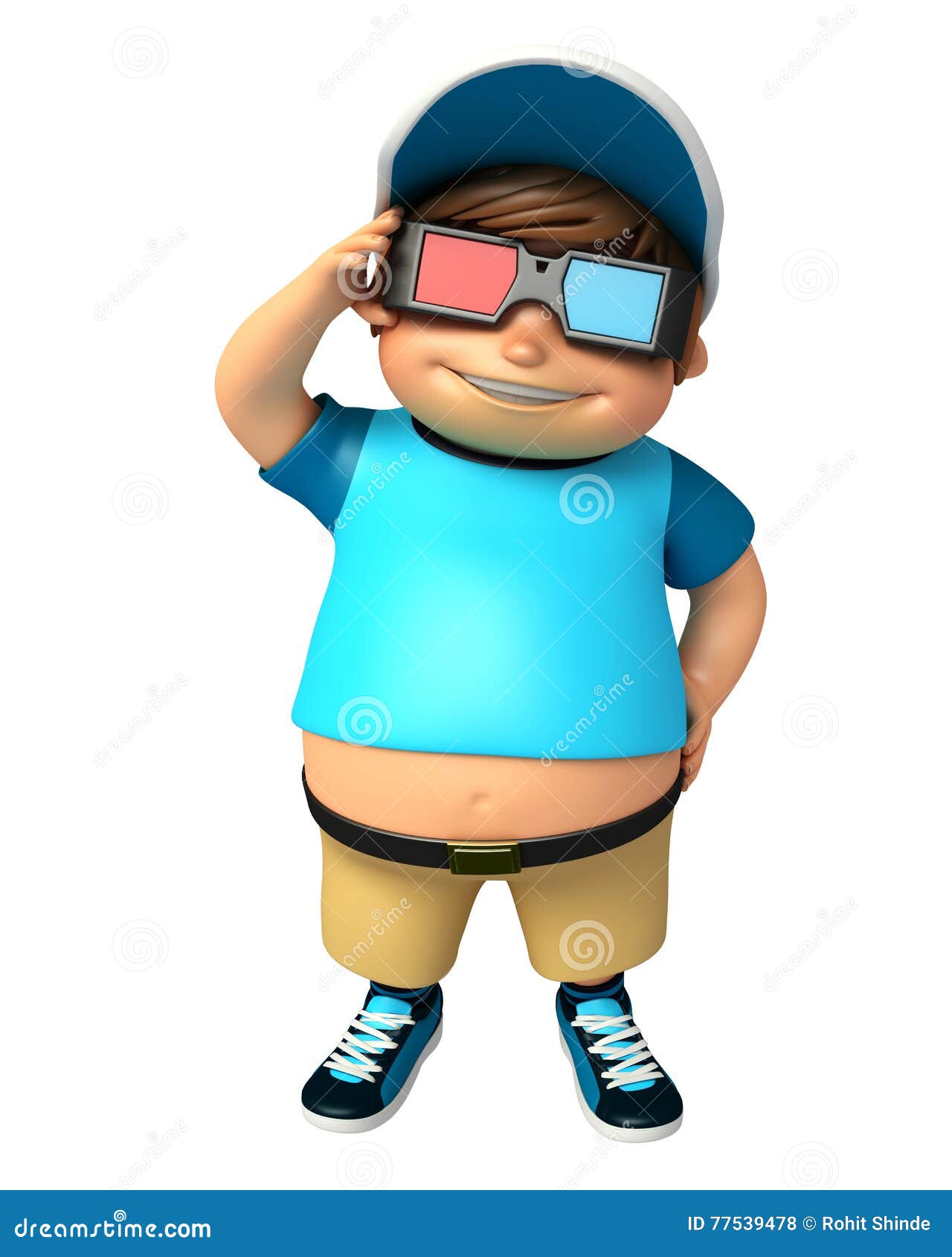 Kid boy with 3D goggle stock illustration. Illustration of read - 77539478