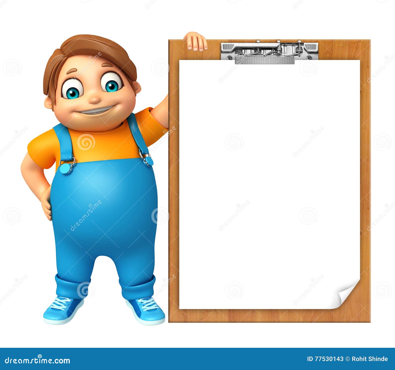 Kid boy with Exam pad stock illustration. Illustration of cheerful ...