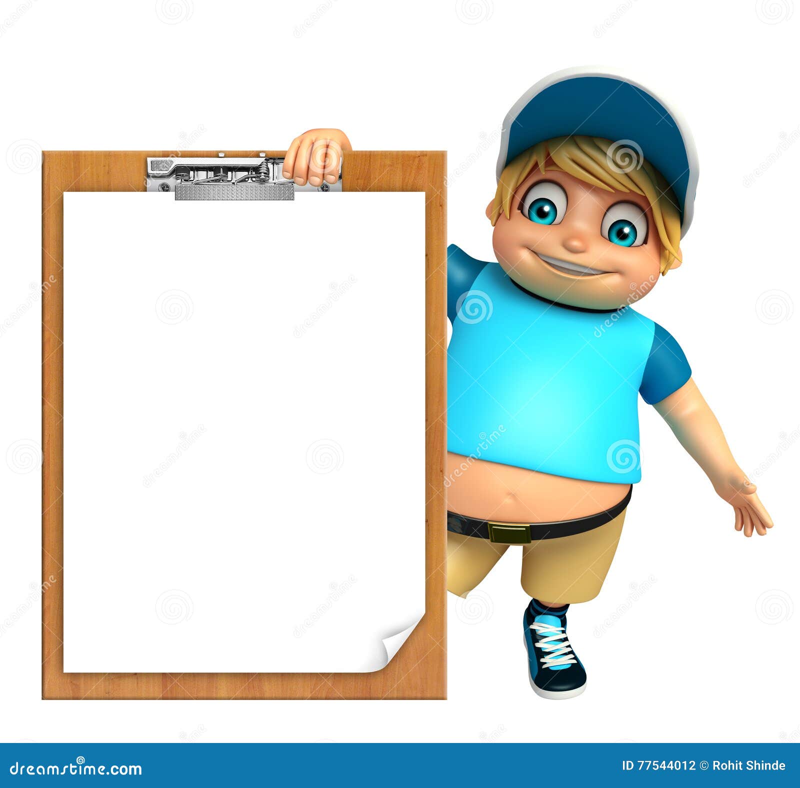 Kid boy with Exam pad stock illustration. Illustration of exam - 77544012