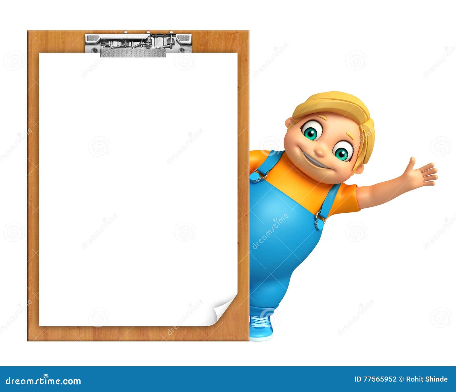 Kid boy with Exam pad stock illustration. Illustration of cute - 77565952