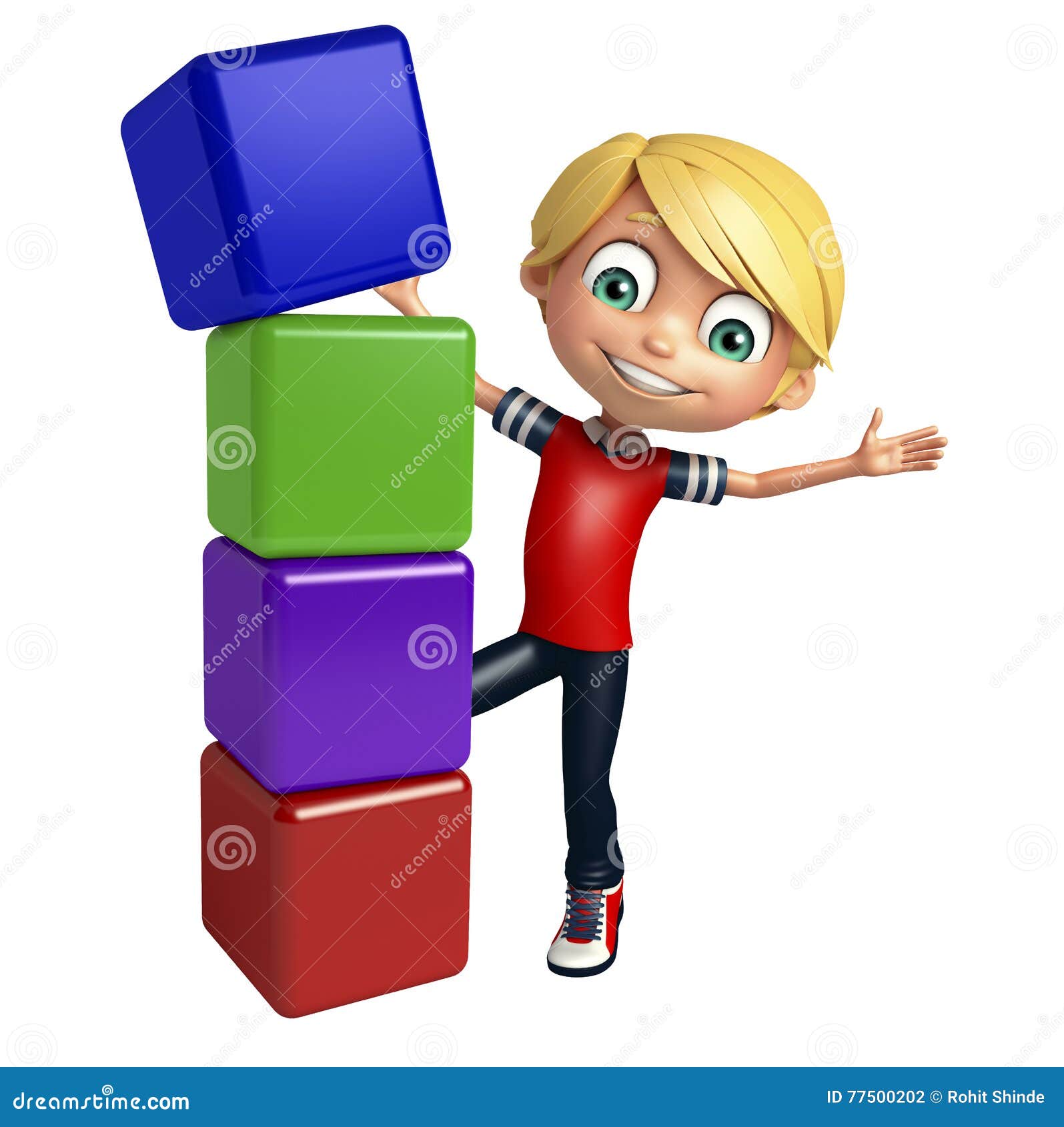Kid boy with level stock illustration. Illustration of clipart - 77500202