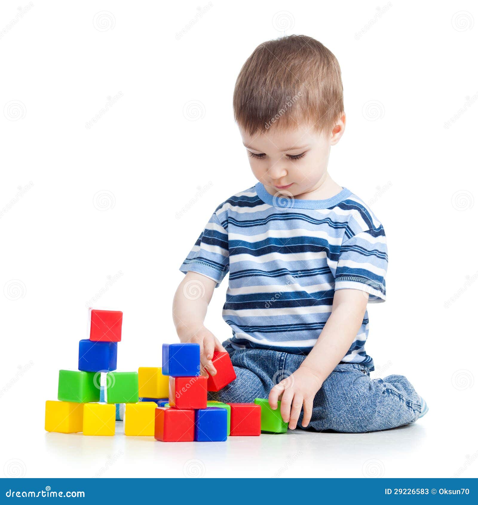 Kid boy playing stock image. Image of smart, caucasian - 29226583