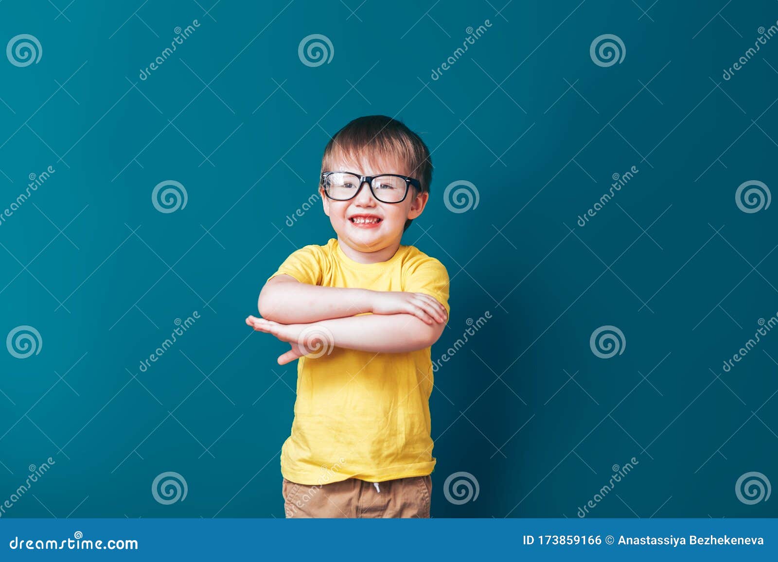 Kid Boy Show His Hand Up Eager To Answer Question Stock Photo - Image ...