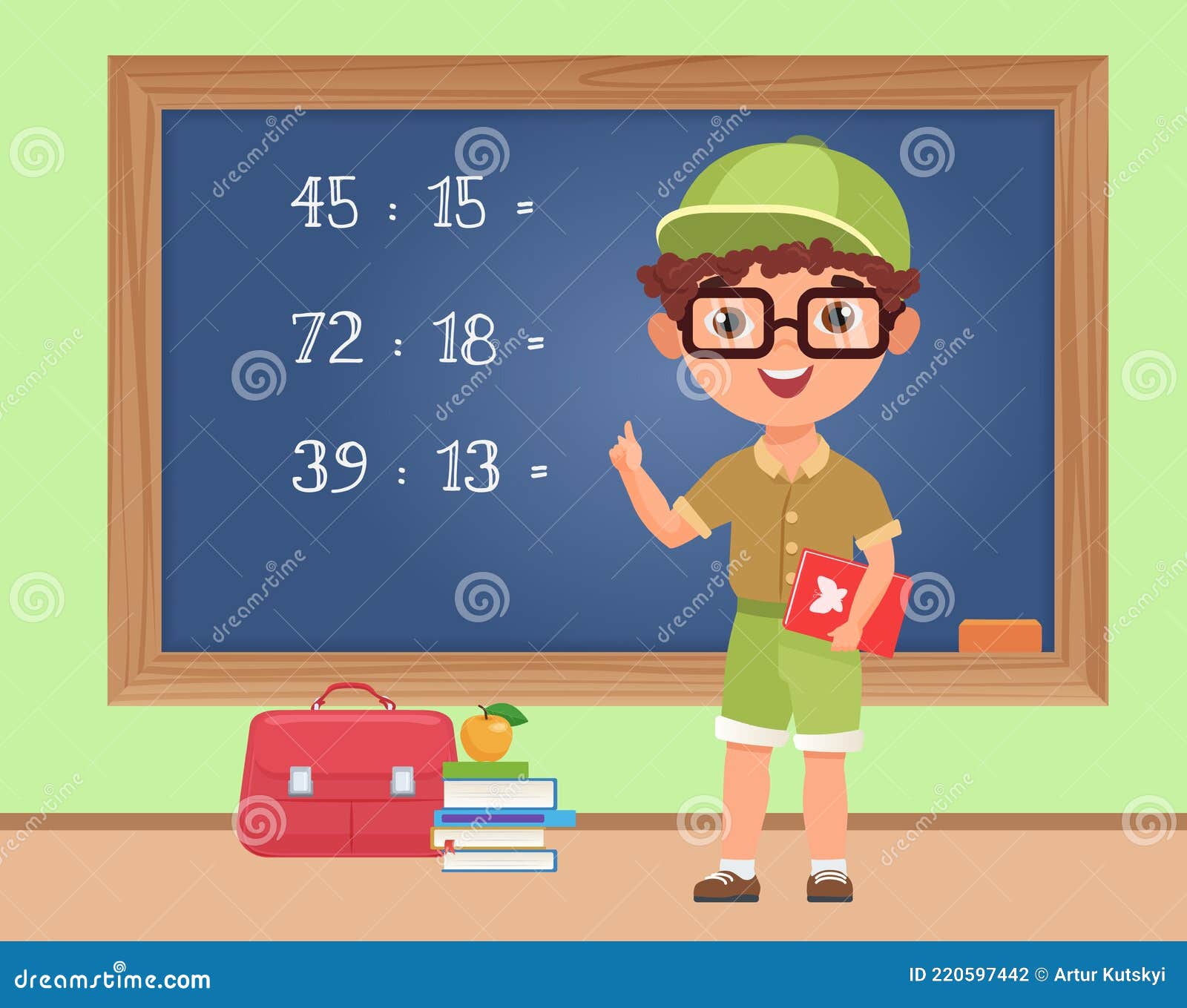 Mathematical Exercise For Young Children. Need To Count The Quantity Of ...