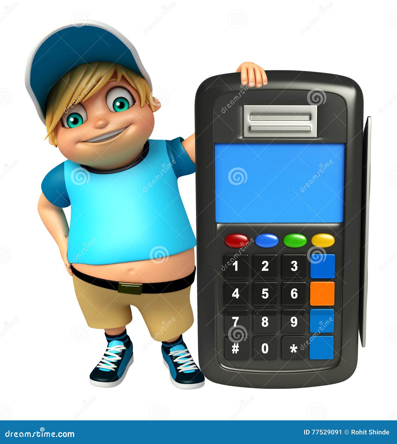 Kid boy with Swap Machine stock illustration. Illustration of education ...