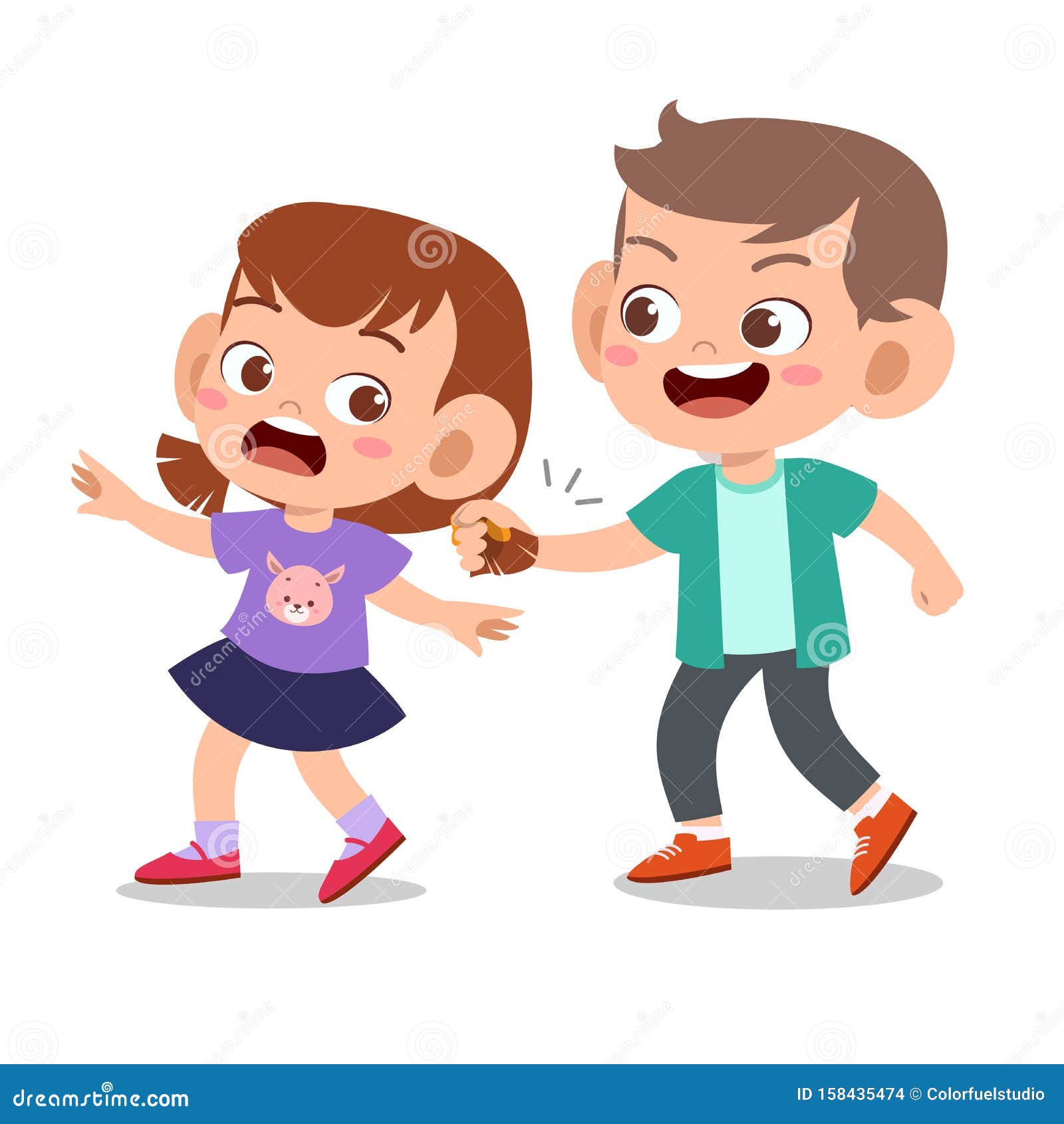 Kid Bully Friend Bad Behaviour Not Good Stock Vector - Illustration of ... Kid Bully Friend Bad Behaviour Not Good Stock Vector - Illustration of ...
