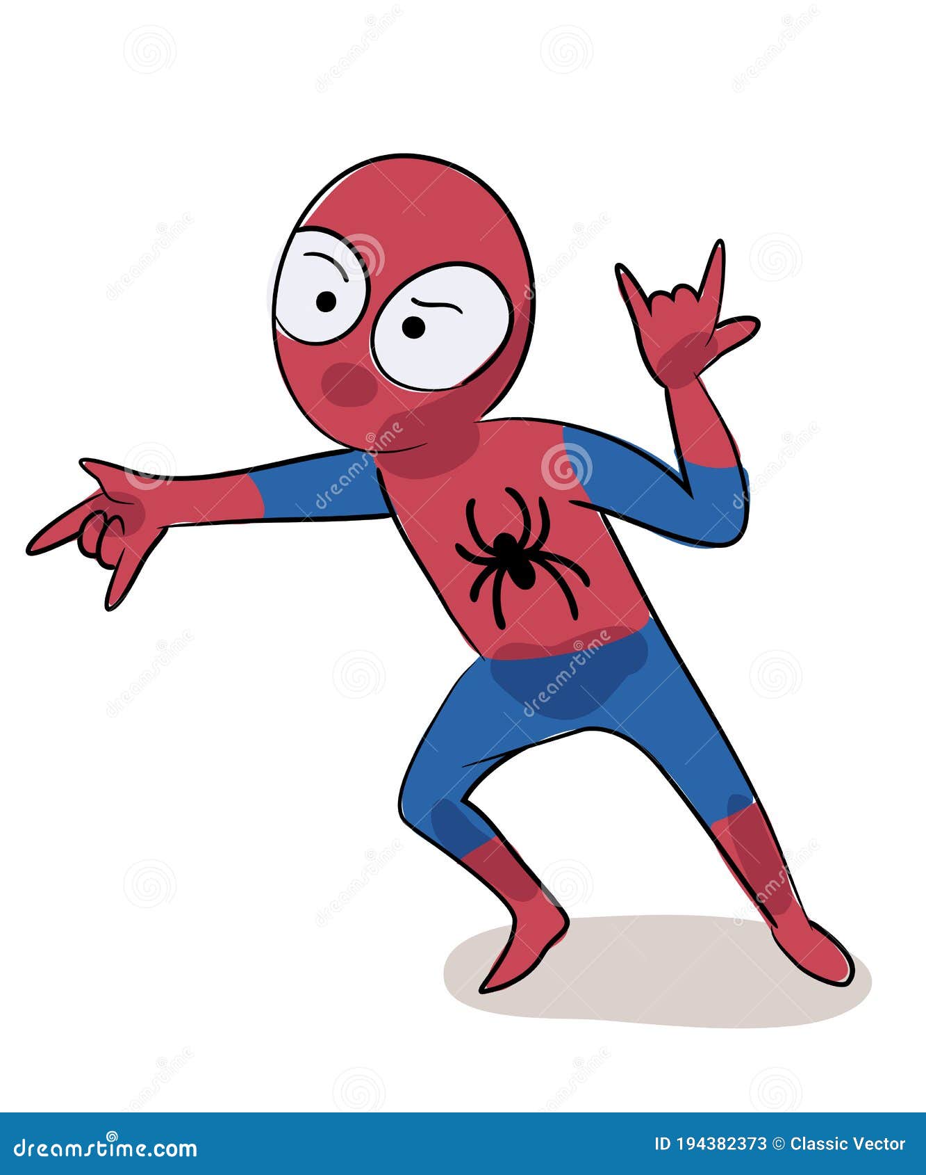 Vector Character Tik Tok Two Hands You Rock Editorial Image 184226024