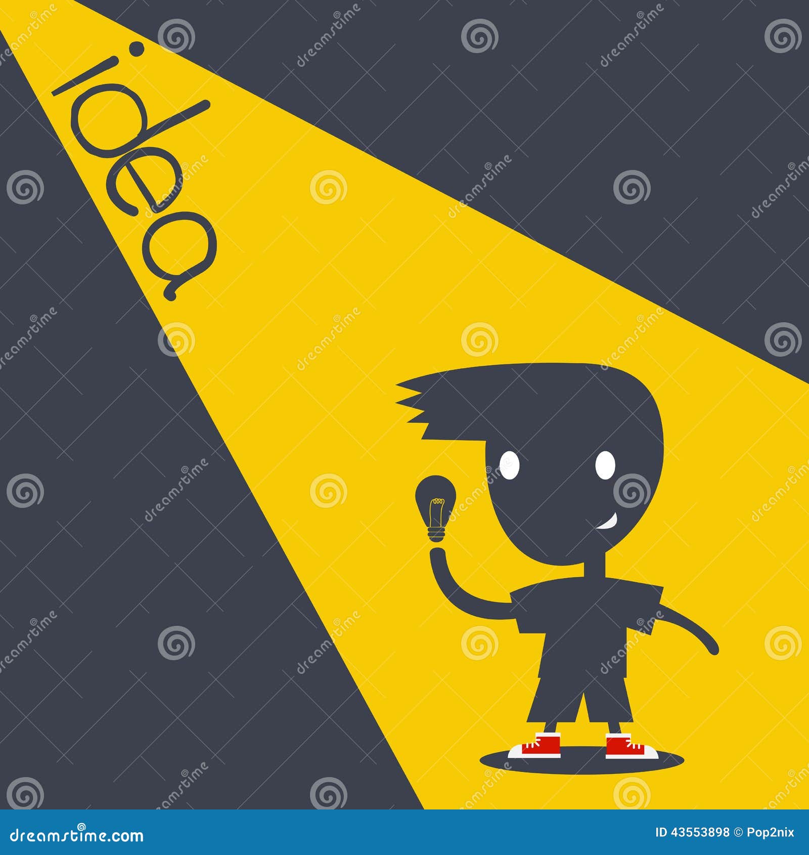 Cartoon Bee With Shadow | CartoonDealer.com #25504465