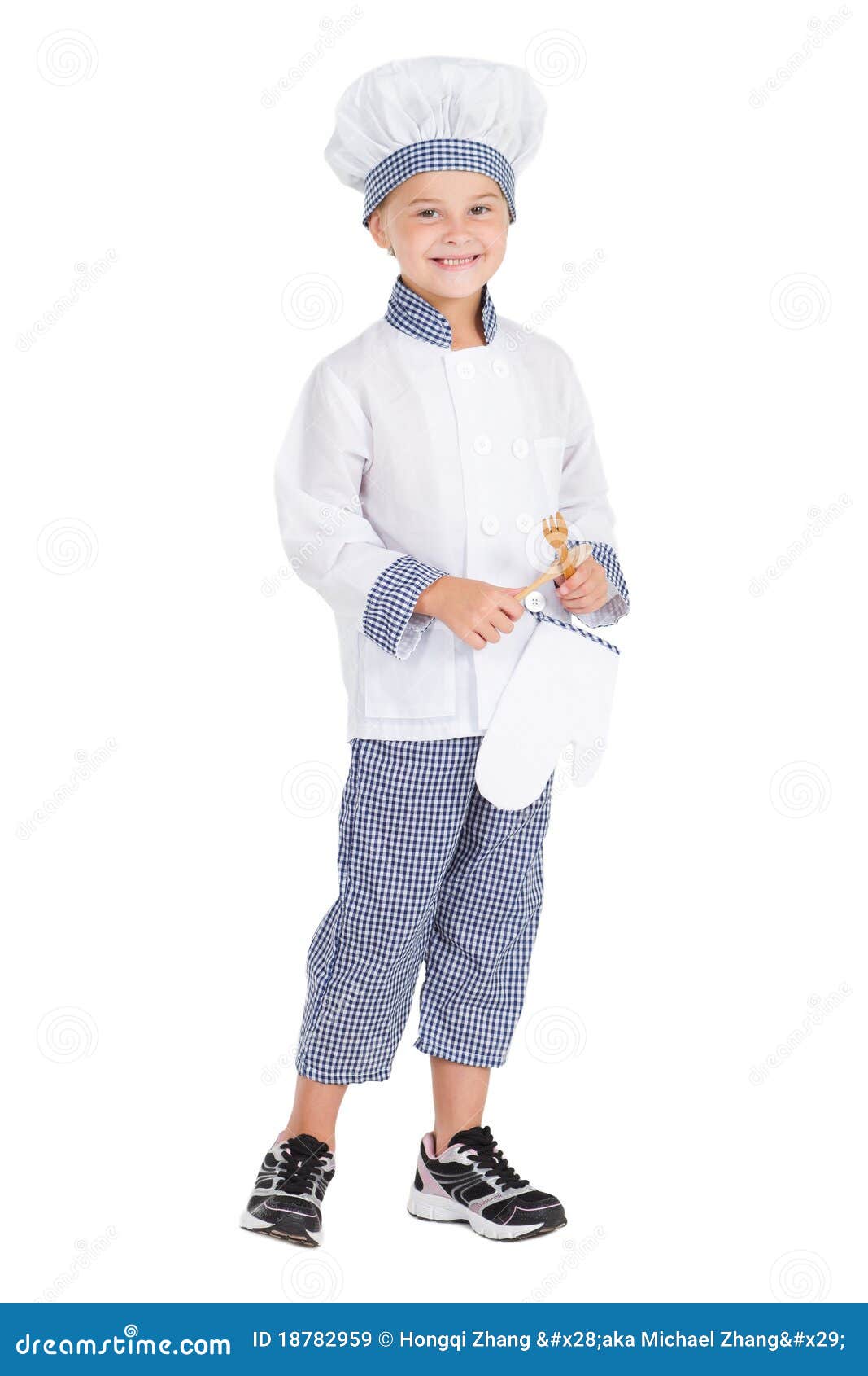 Kid chef stock image. Image of portrait, length, glove - 18782959