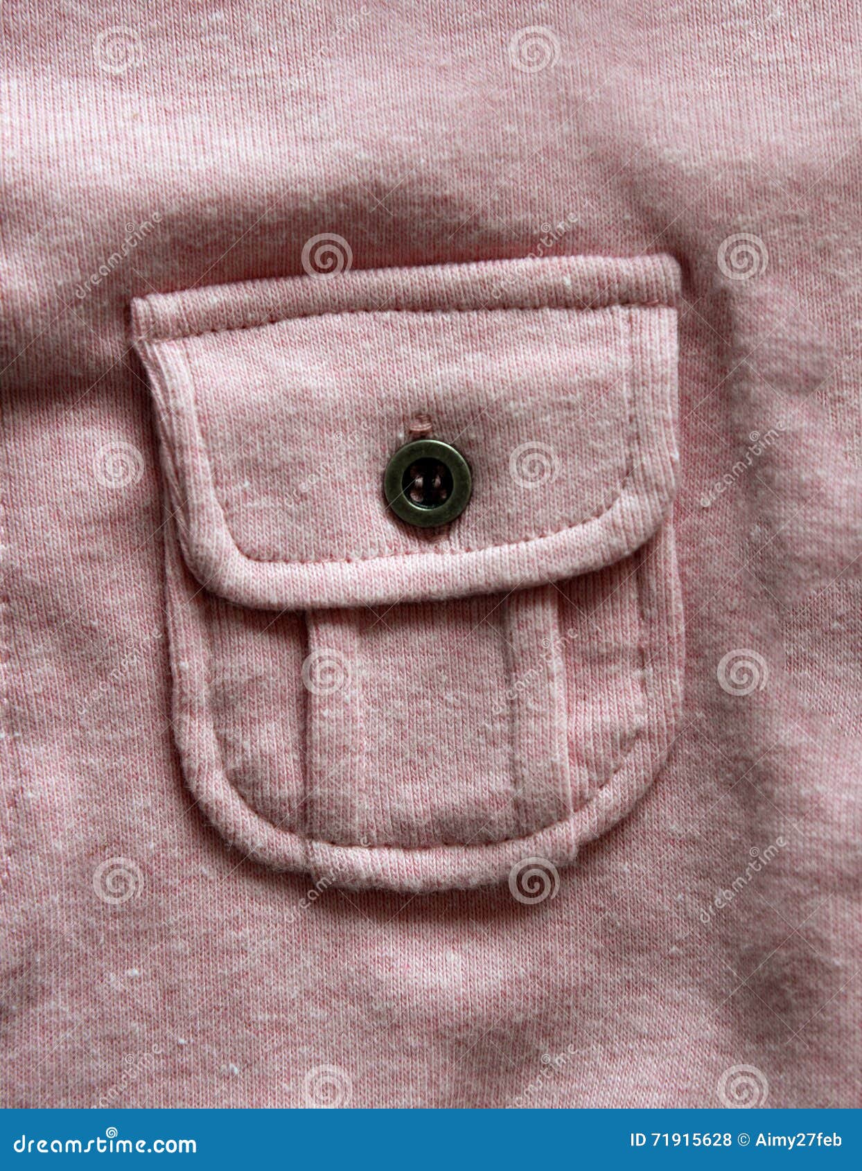 Kid Cloth Pocket Close Up Background. Stock Photo - Image of collar ...