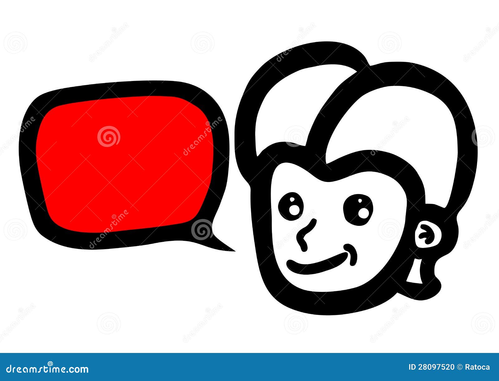 Kid comic face stock vector. Illustration of charming - 28097520