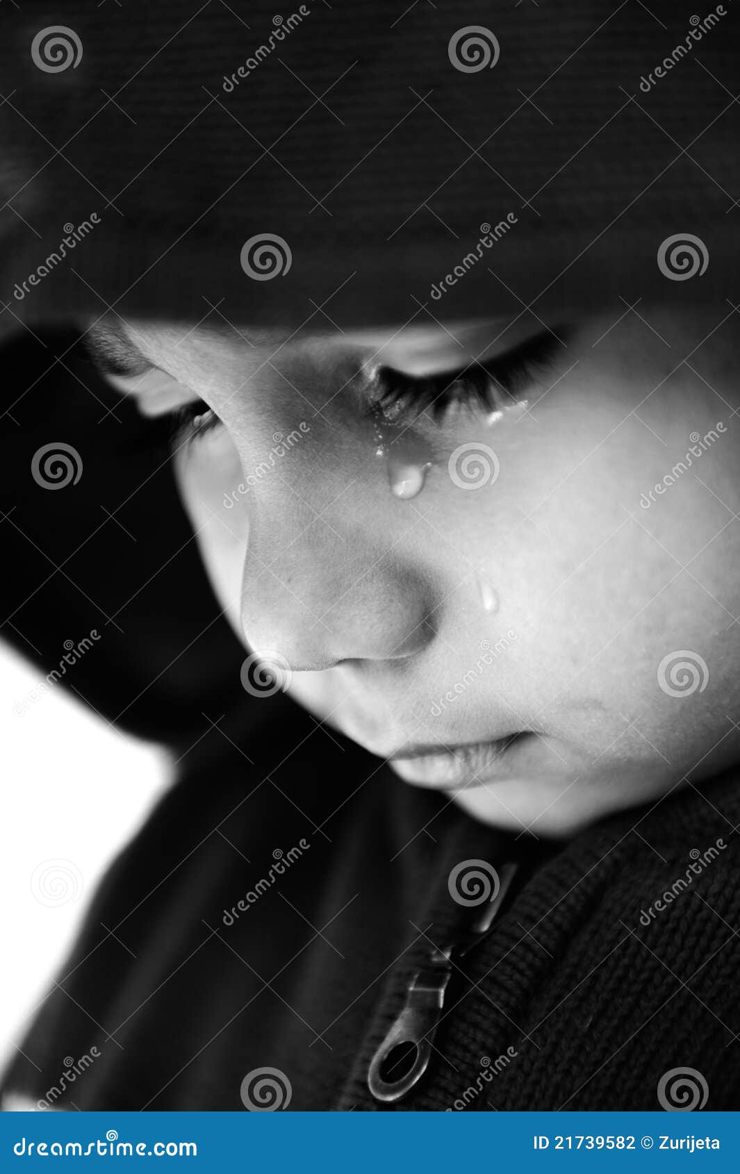 Kid Crying Focus His Tear Stock Photos - Free & Royalty-Free Stock ...