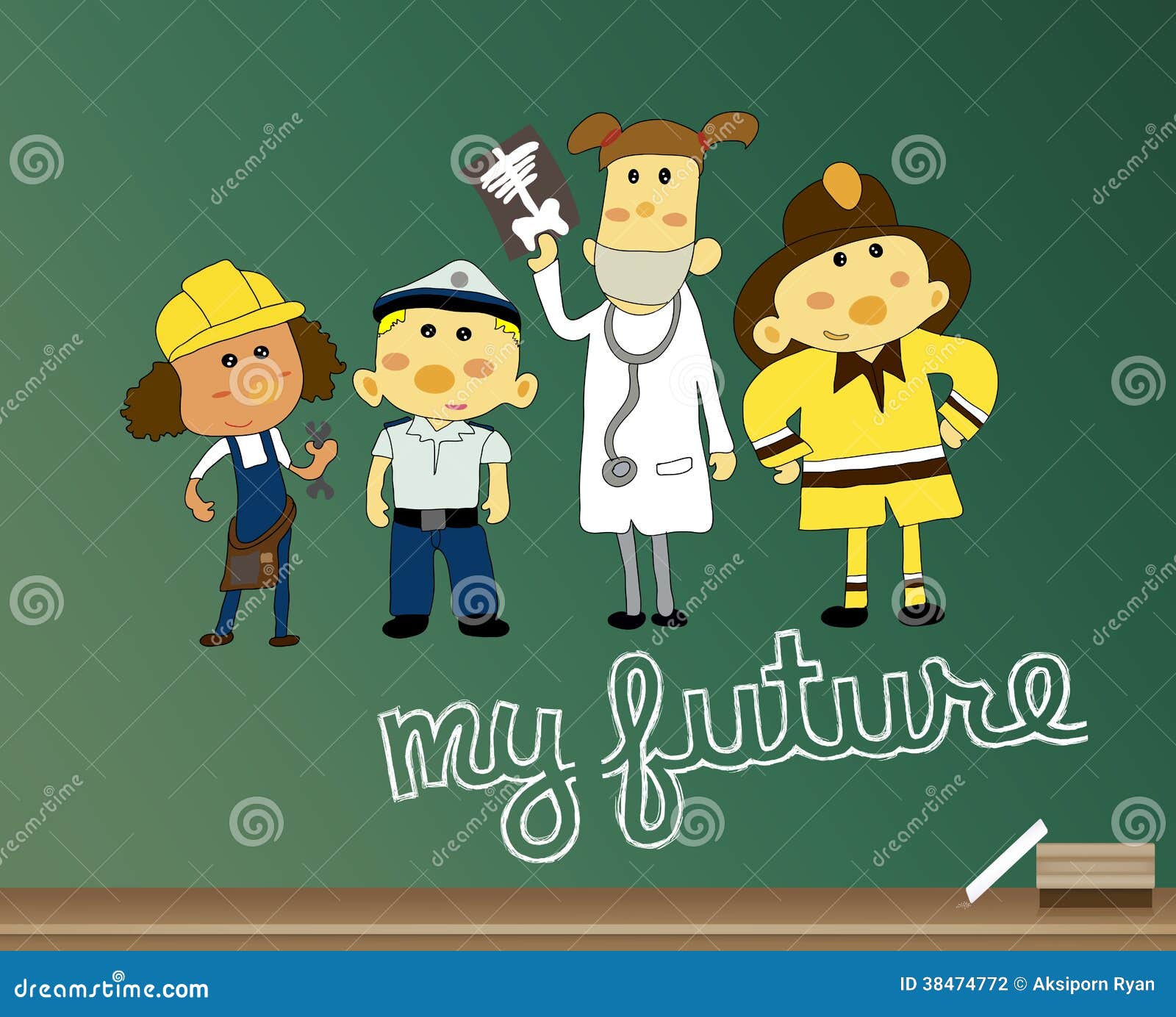 Kid developer stock vector. Illustration of worker, police - 38474772