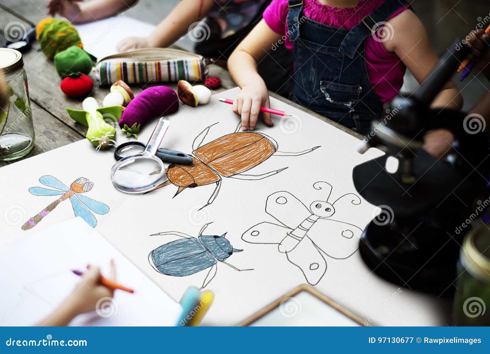 Placard With Drawing Chart Royalty-Free Stock Photography ...