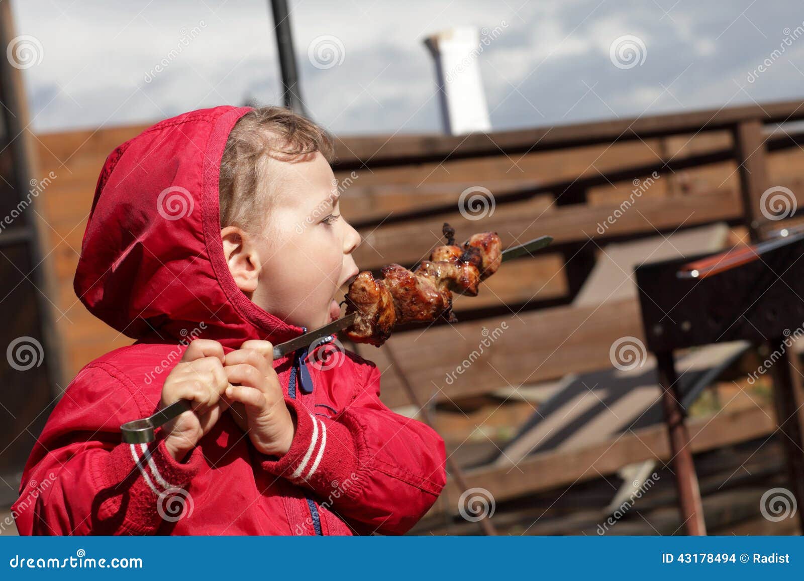 Kid eating a kebab stock photo. Image of kebab, culture - 43178494