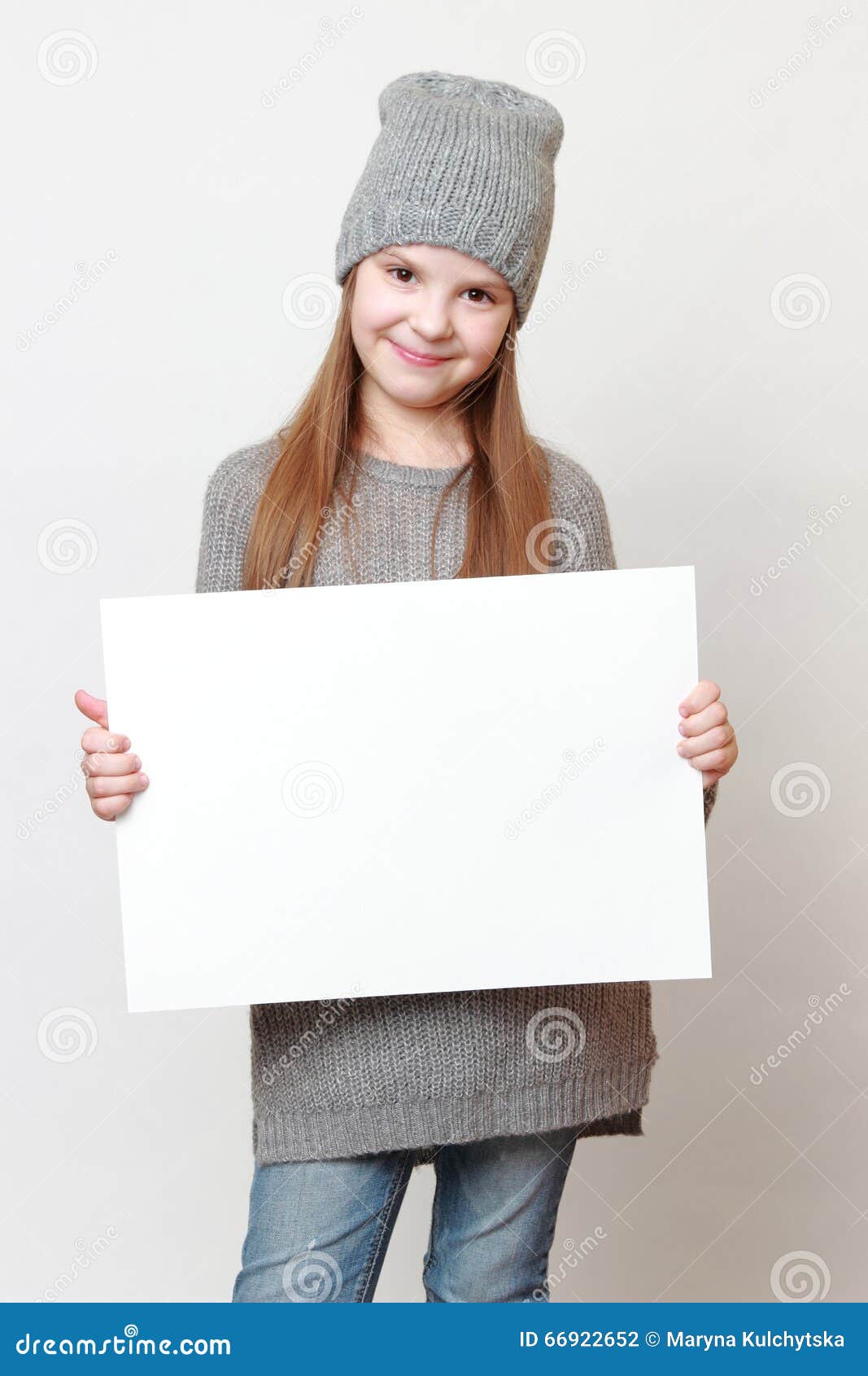 Kid and empty blank stock photo. Image of little, happy - 66922652