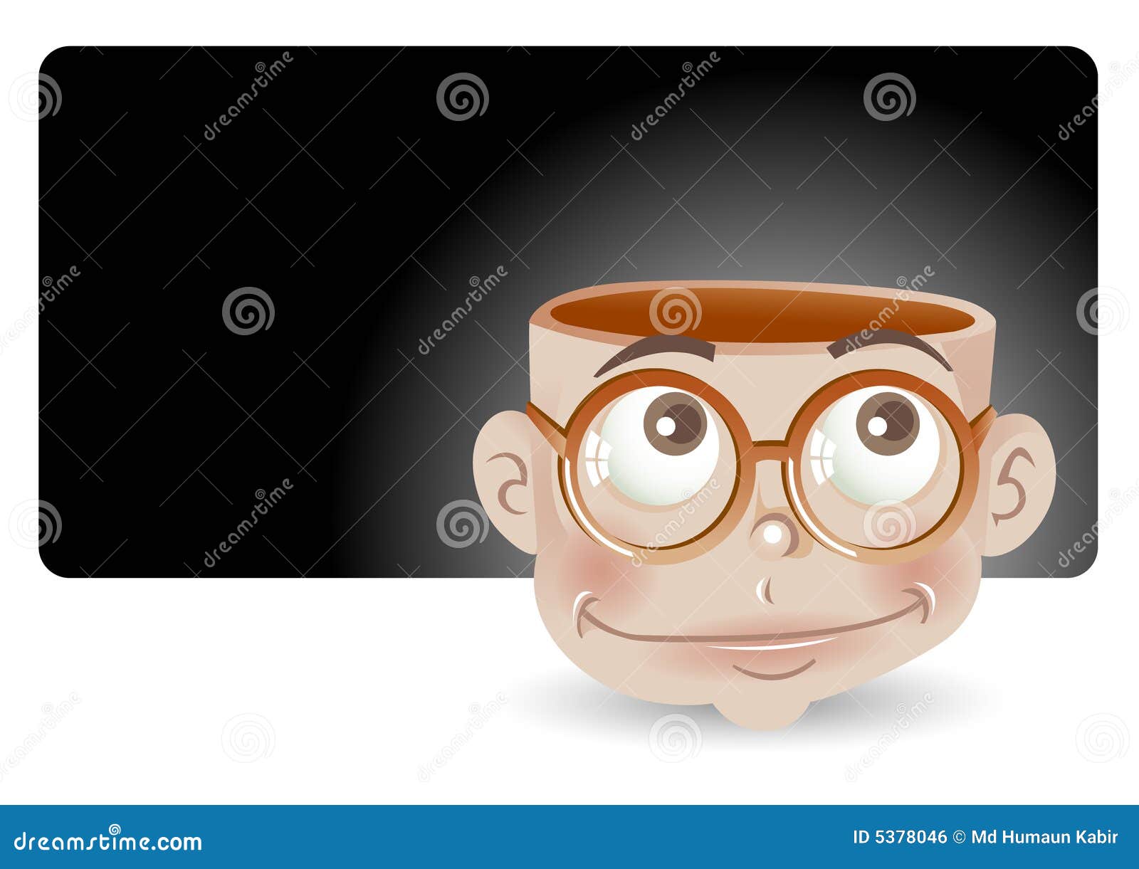 Kid With Empty Brain Royalty Free Stock Image - Image: 5378046
