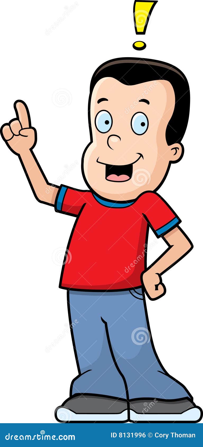 Kid Exclamation stock vector. Illustration of cartoon - 8131996