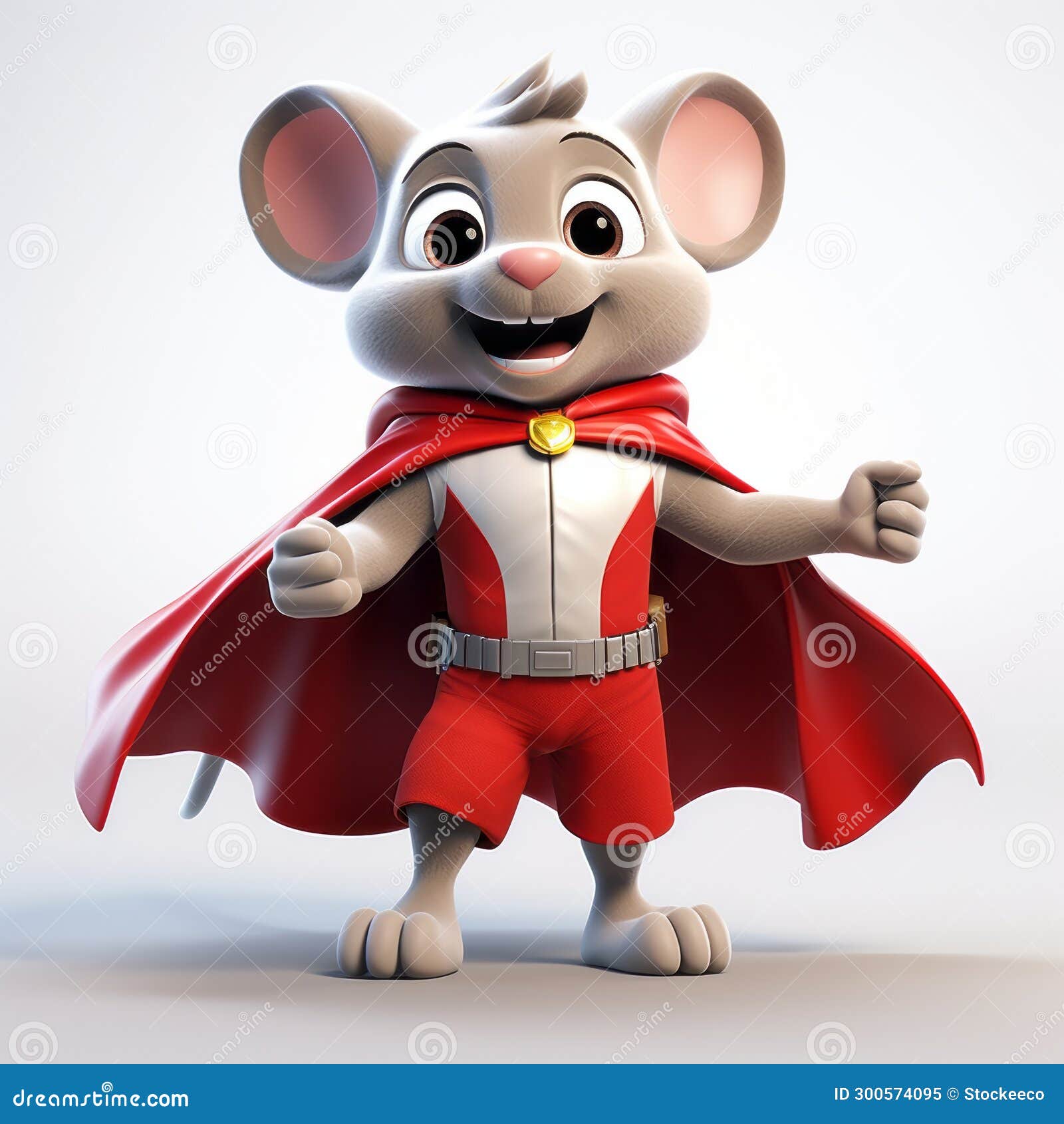 Kid-friendly Super Mouse 3d Model and Rendering with Dynamic ...