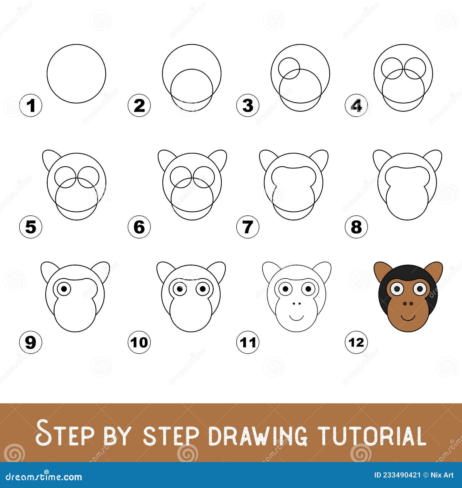 Infographic Tutorial Illustrator Beginner Monkey Tutorial