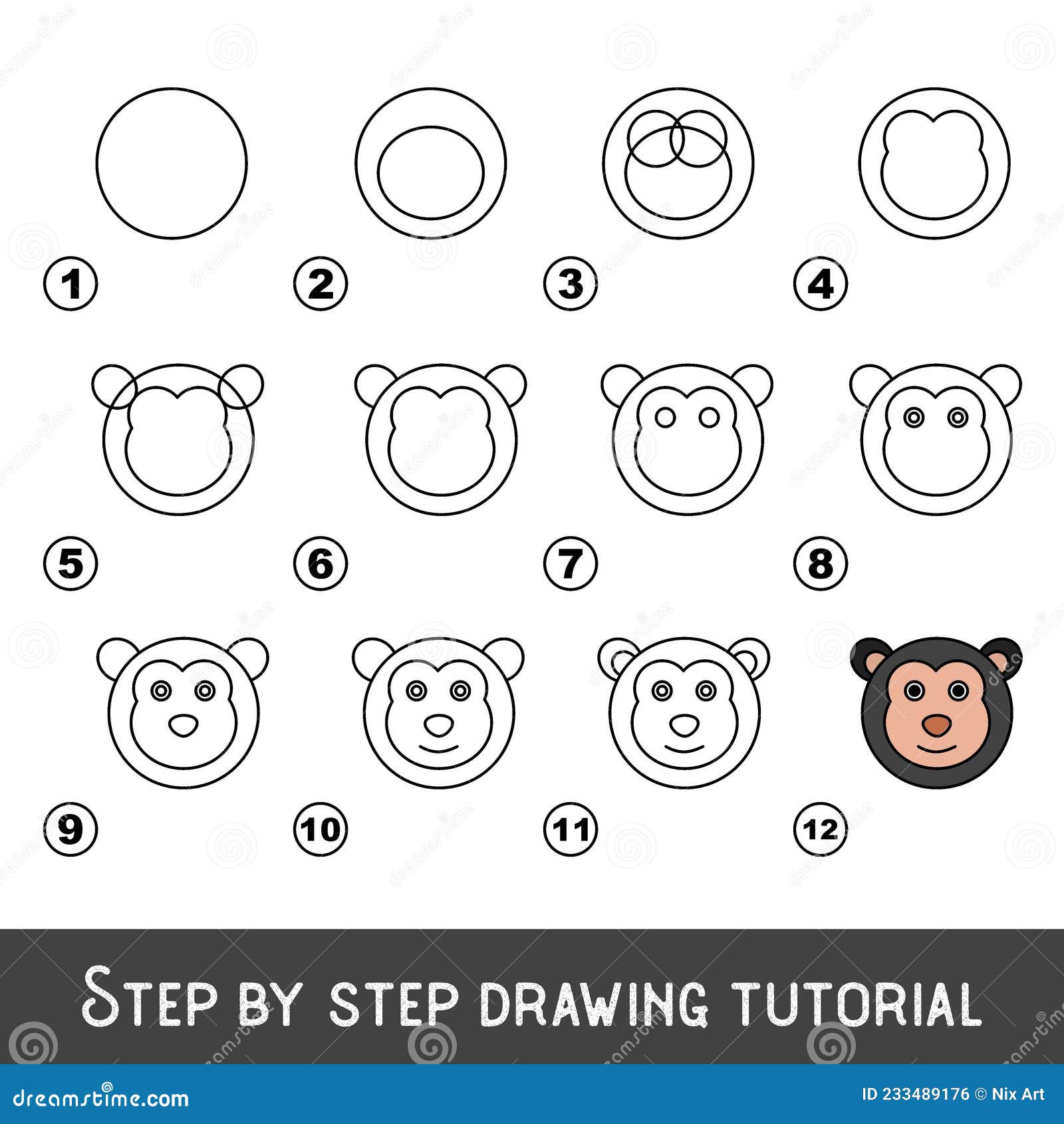 Infographic Tutorial Illustrator Beginner Monkey Tutorial