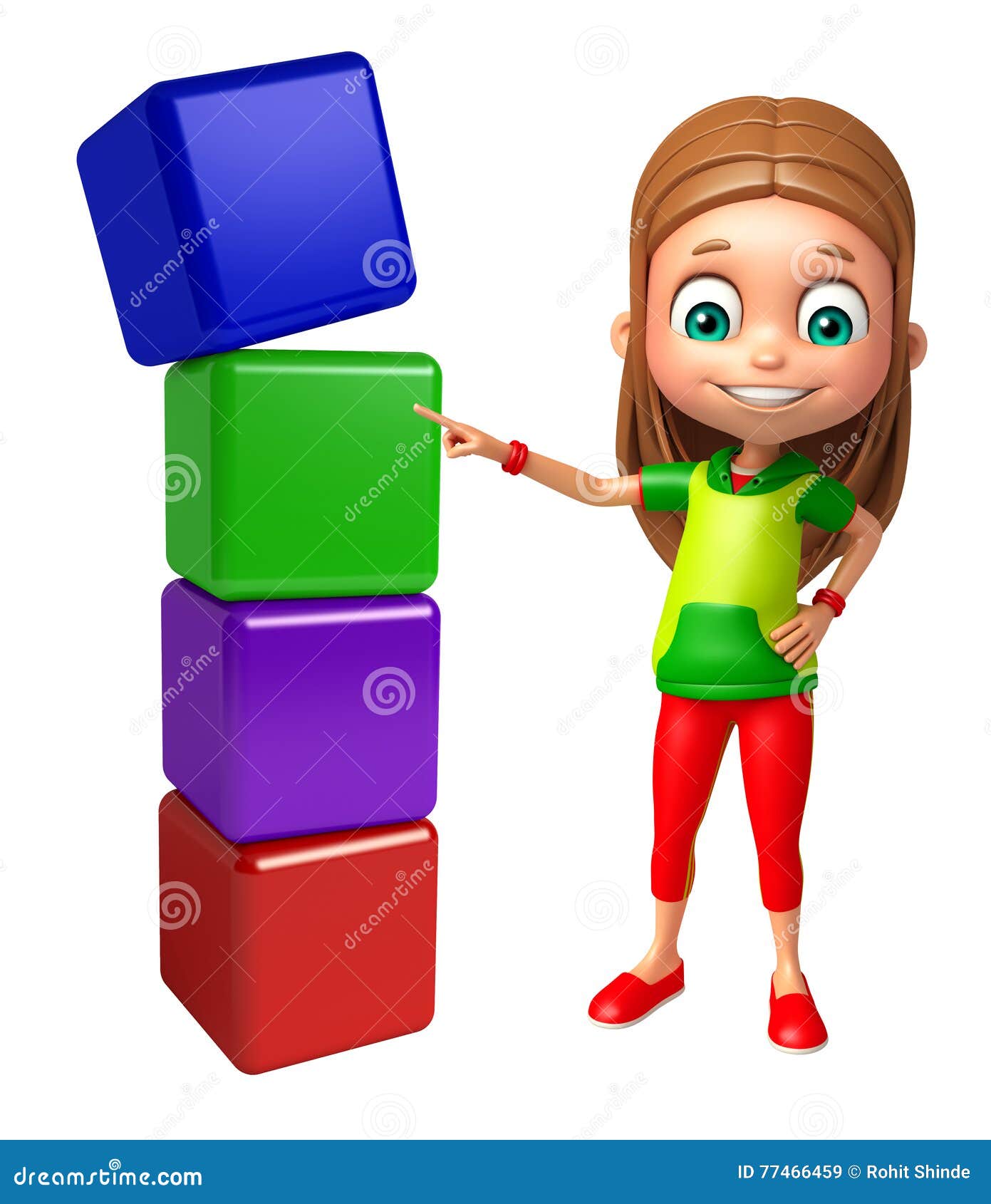 Kid girl with Level stock illustration. Illustration of book - 77466459