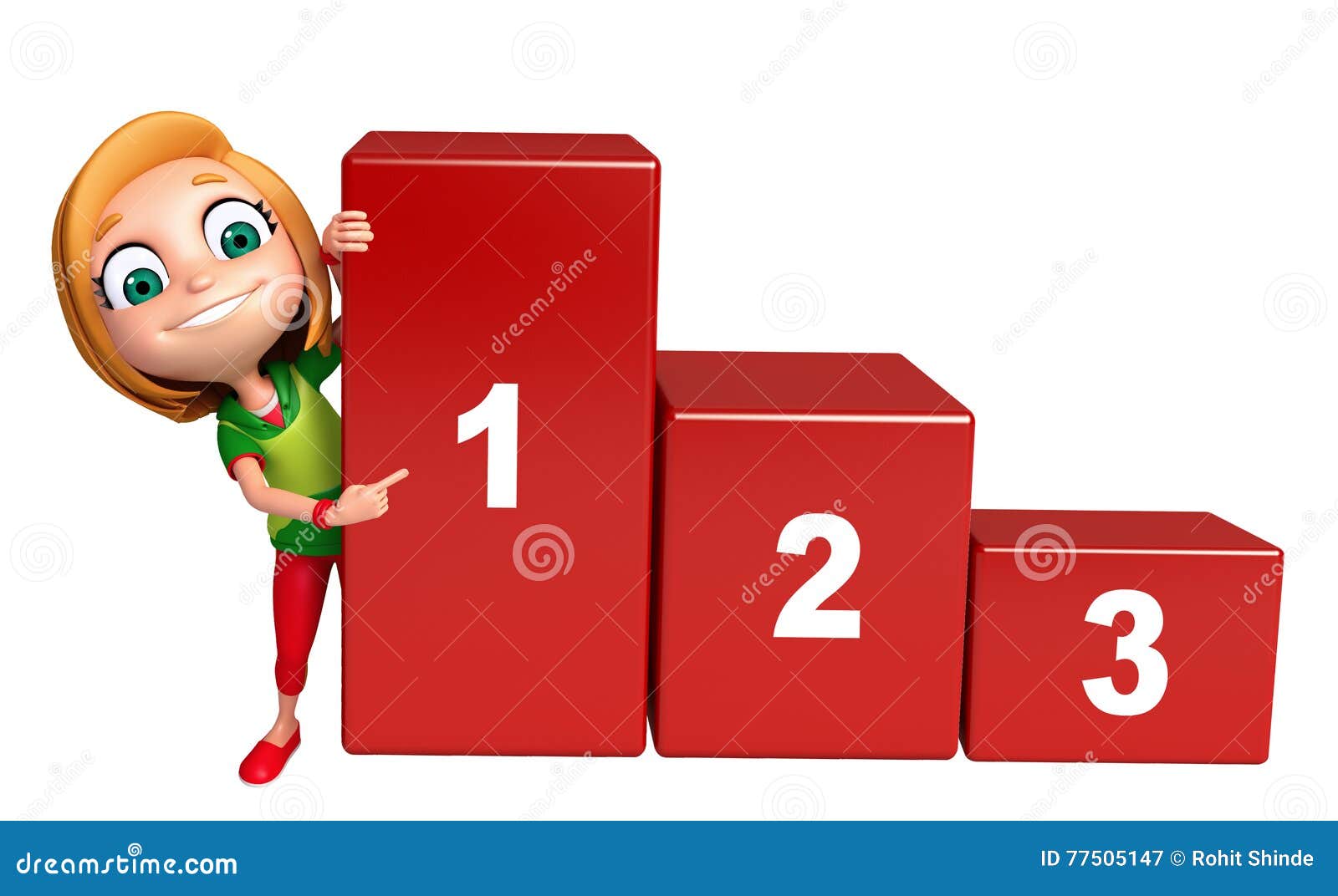 Kid girl with Level stock illustration. Illustration of learning - 77505147