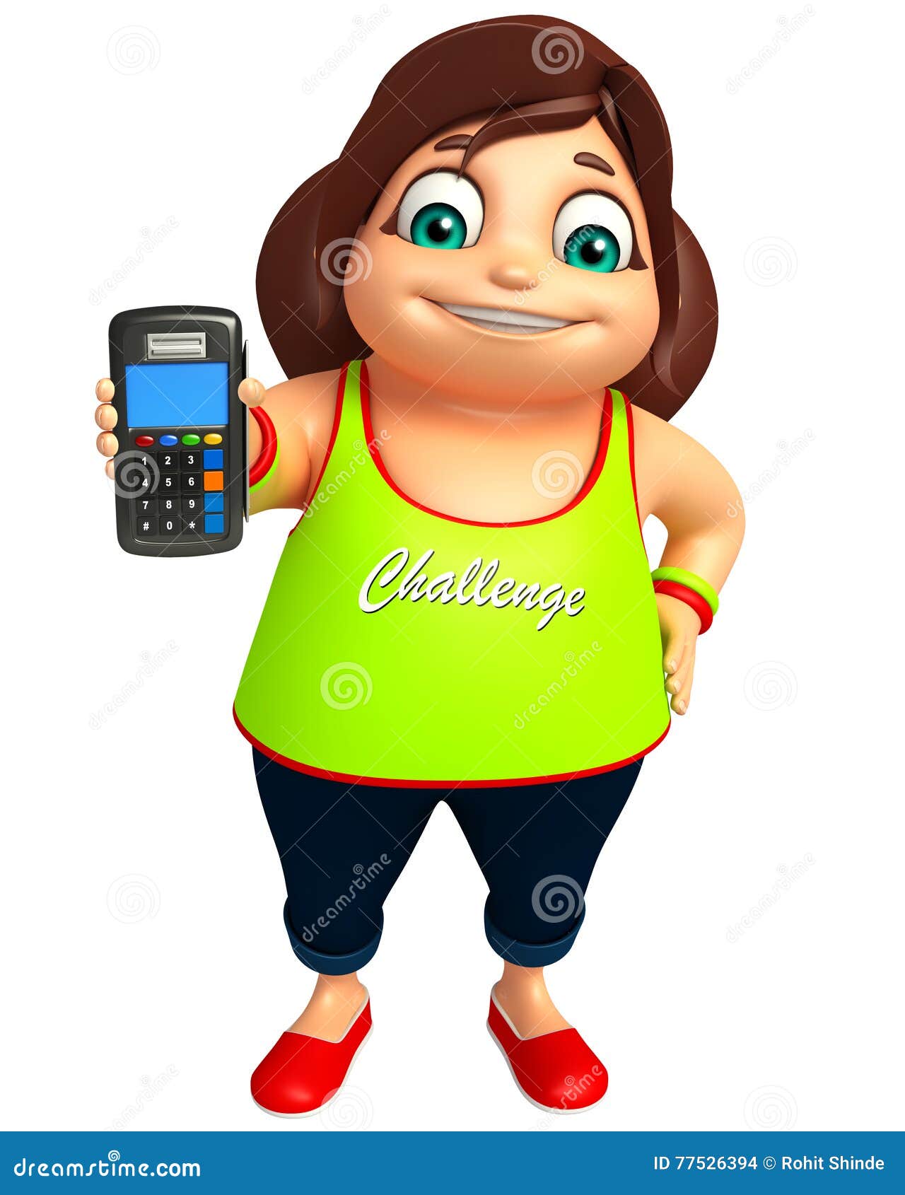 Kid girl with Swap machine stock illustration. Illustration of ...